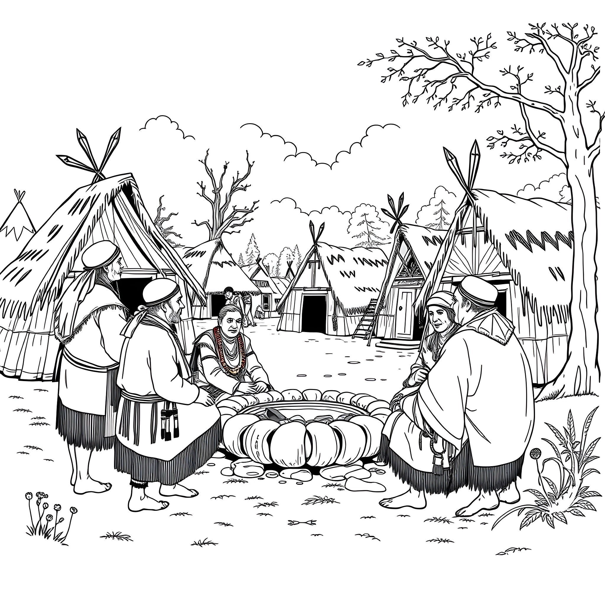 Best Cherokee Coloring Pages (Free Printable PDF)