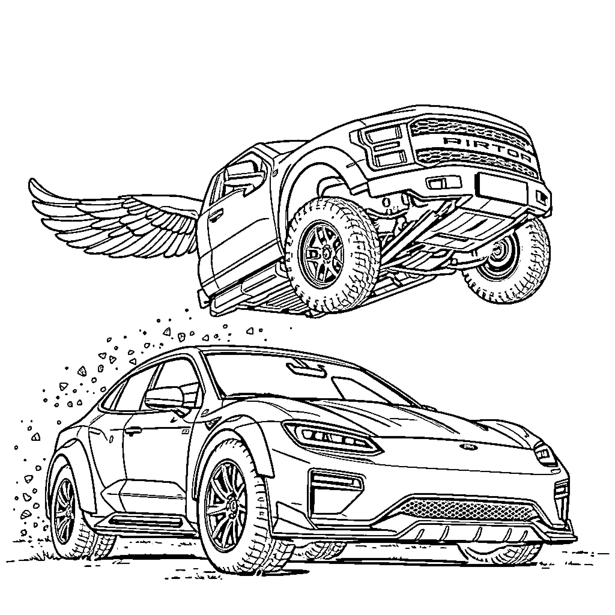 Best Ford Raptor Coloring Pages (Free Printable PDF)