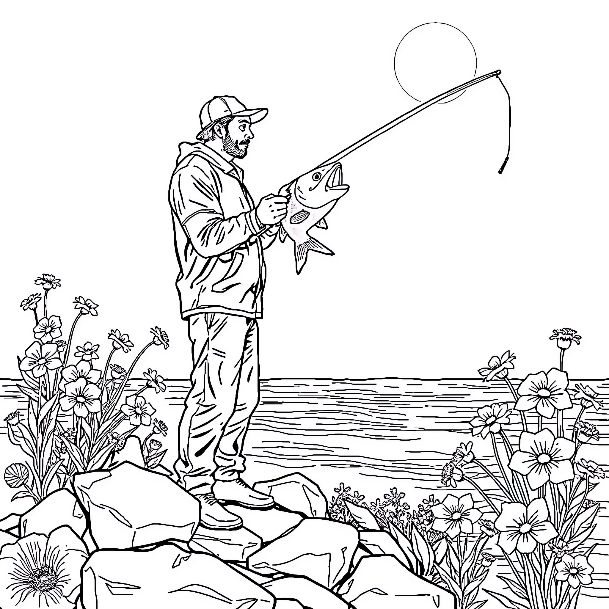 Best Fisherman Coloring Pages (Free Printable PDF)