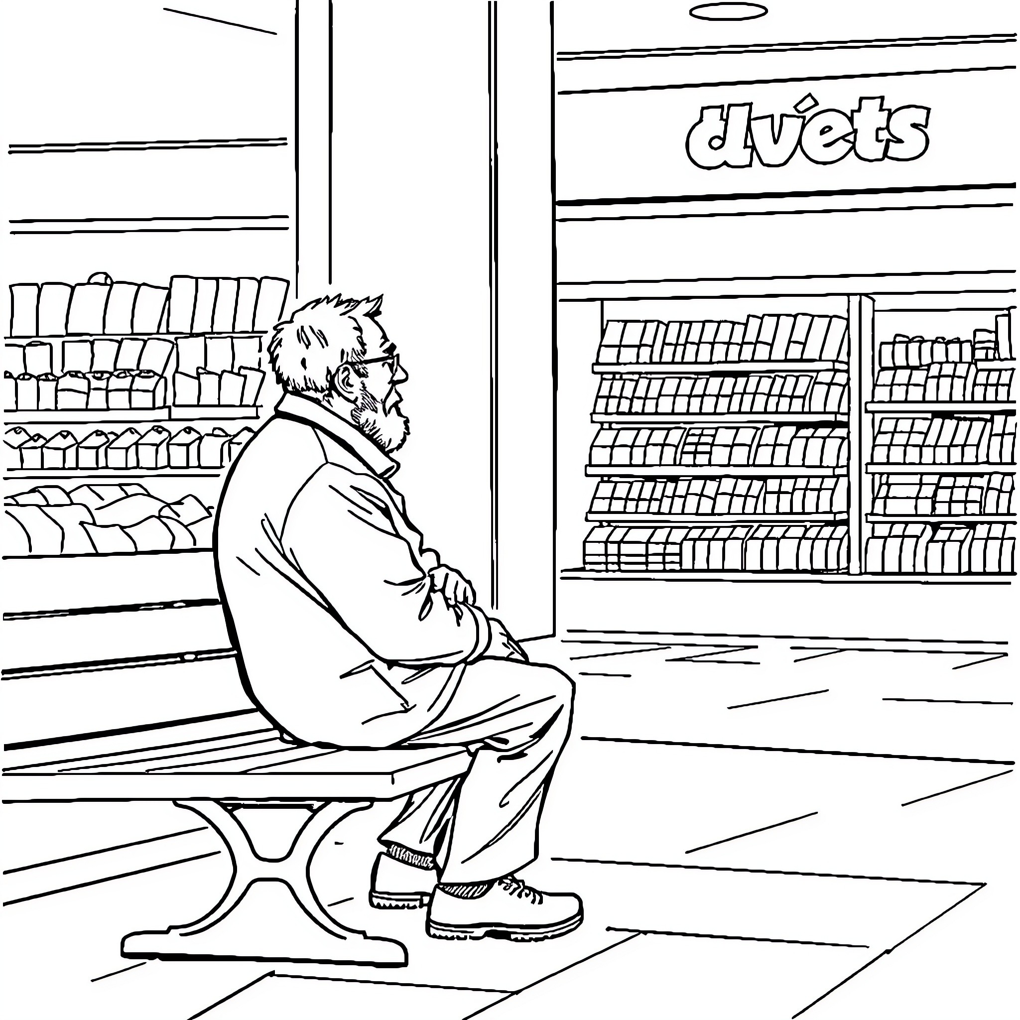 20 Best Old Man Coloring Pages (Free Printable PDFs)