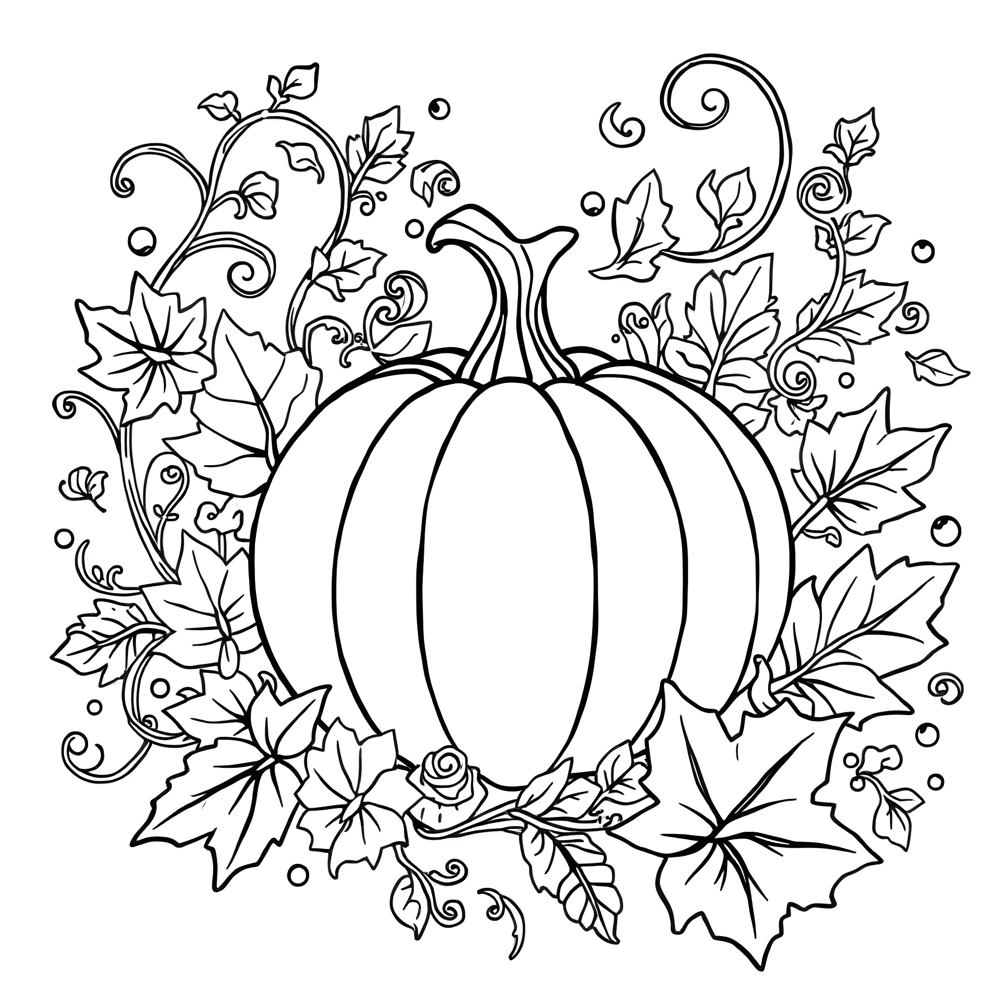 93 Best Pumpkin Coloring Pages (Free Printable PDFs)