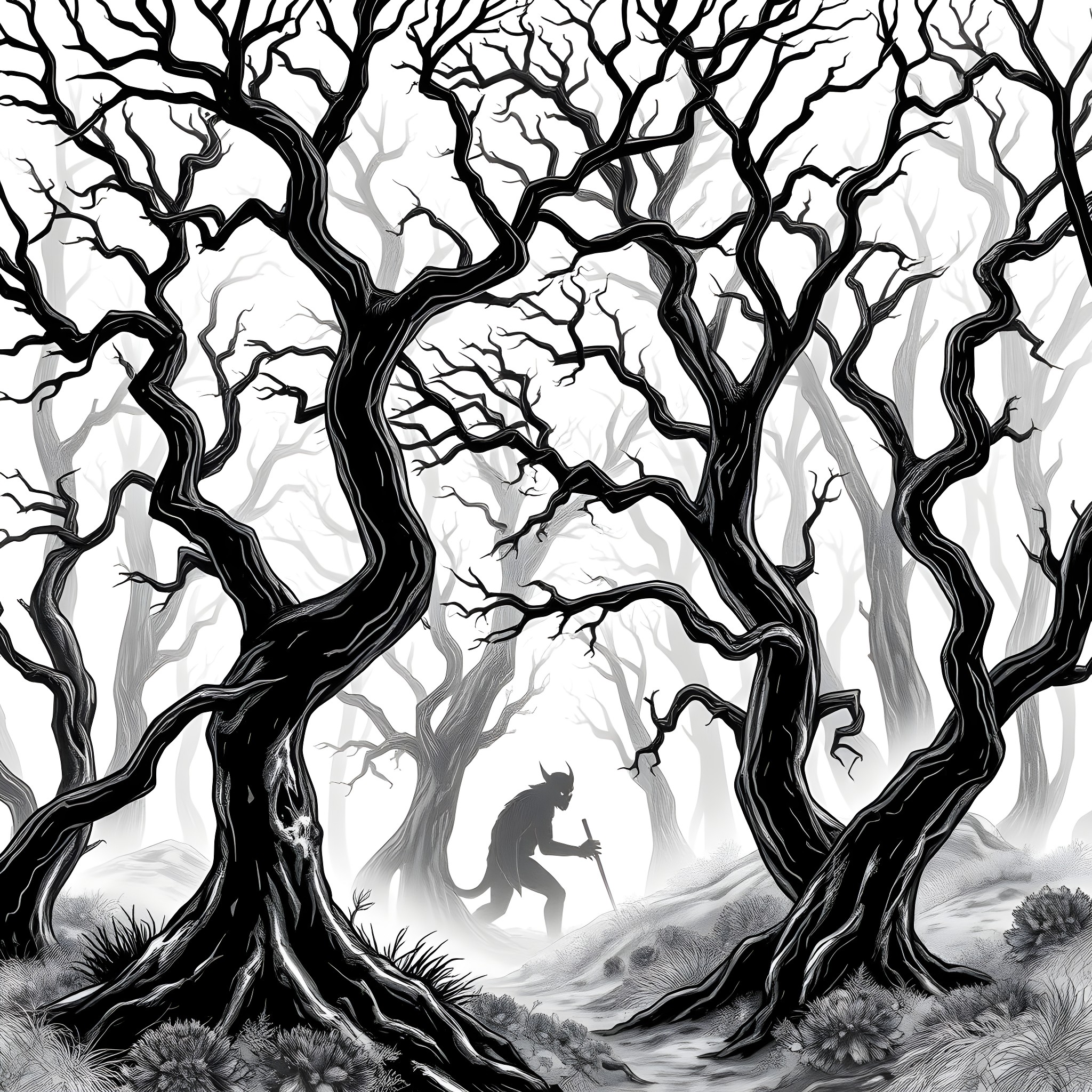 Best Wendigo Coloring Pages (Free Printable PDF)