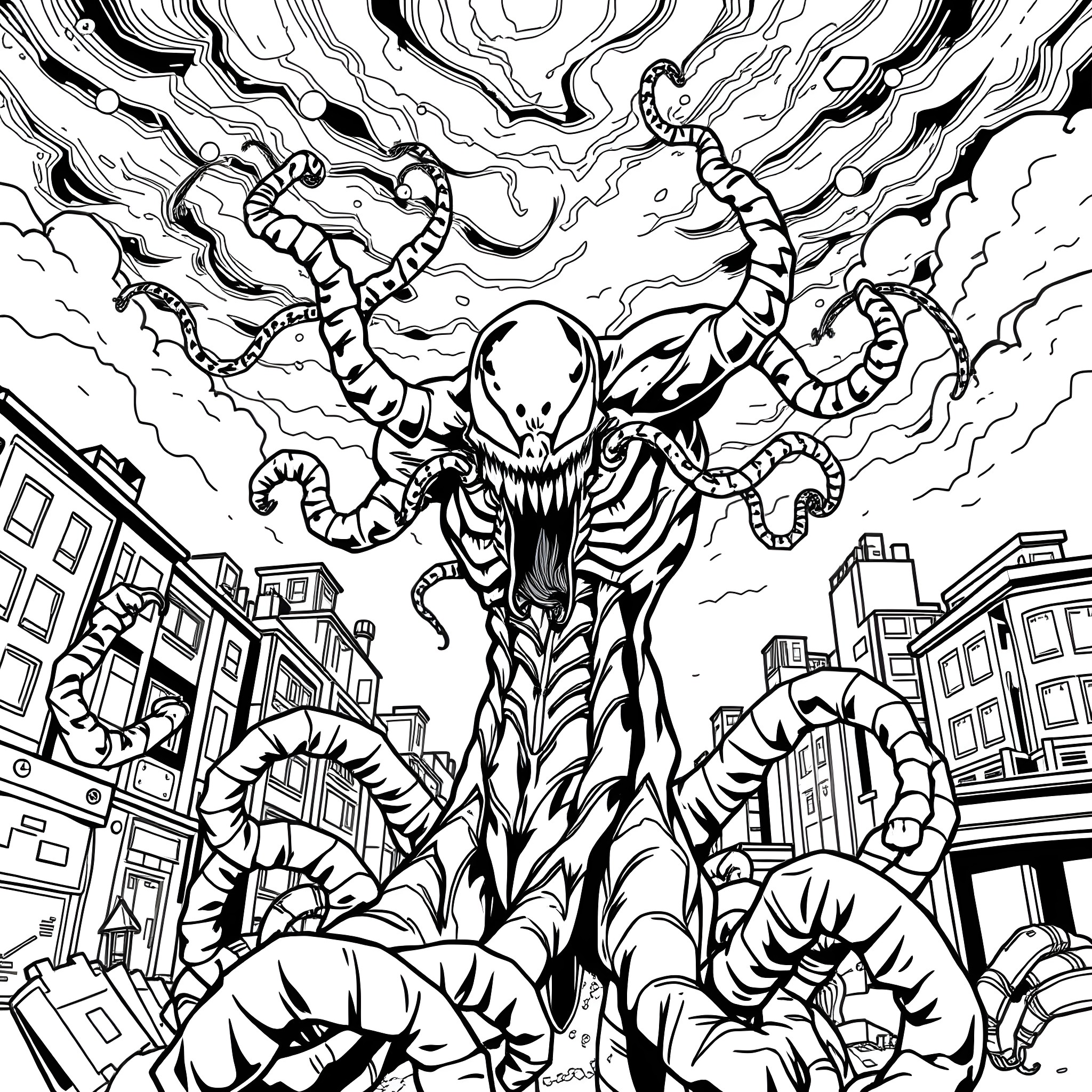 1 Best Carnage Coloring Pages (Free Printable PDFs)