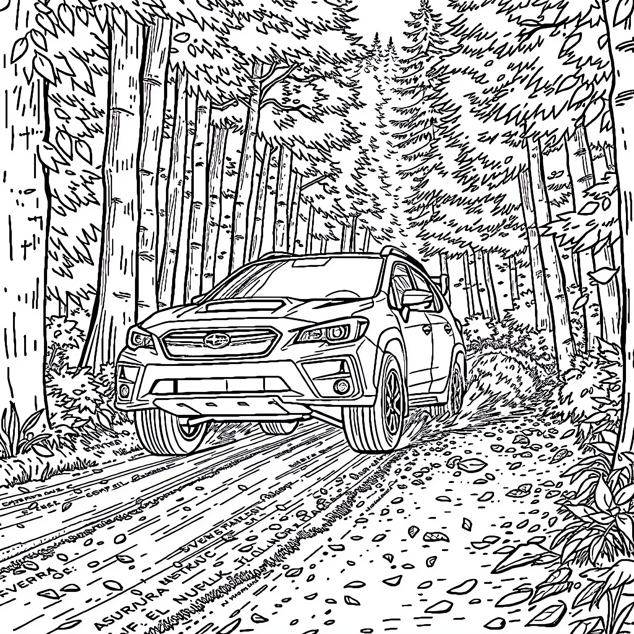 Best Subaru Coloring Pages (Free Printable PDF)