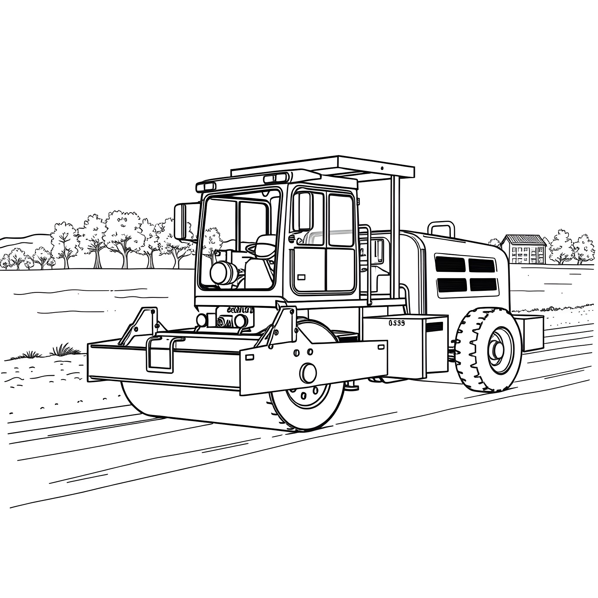 37 Best Asphalt Paver Coloring Pages (Free Printable PDFs)