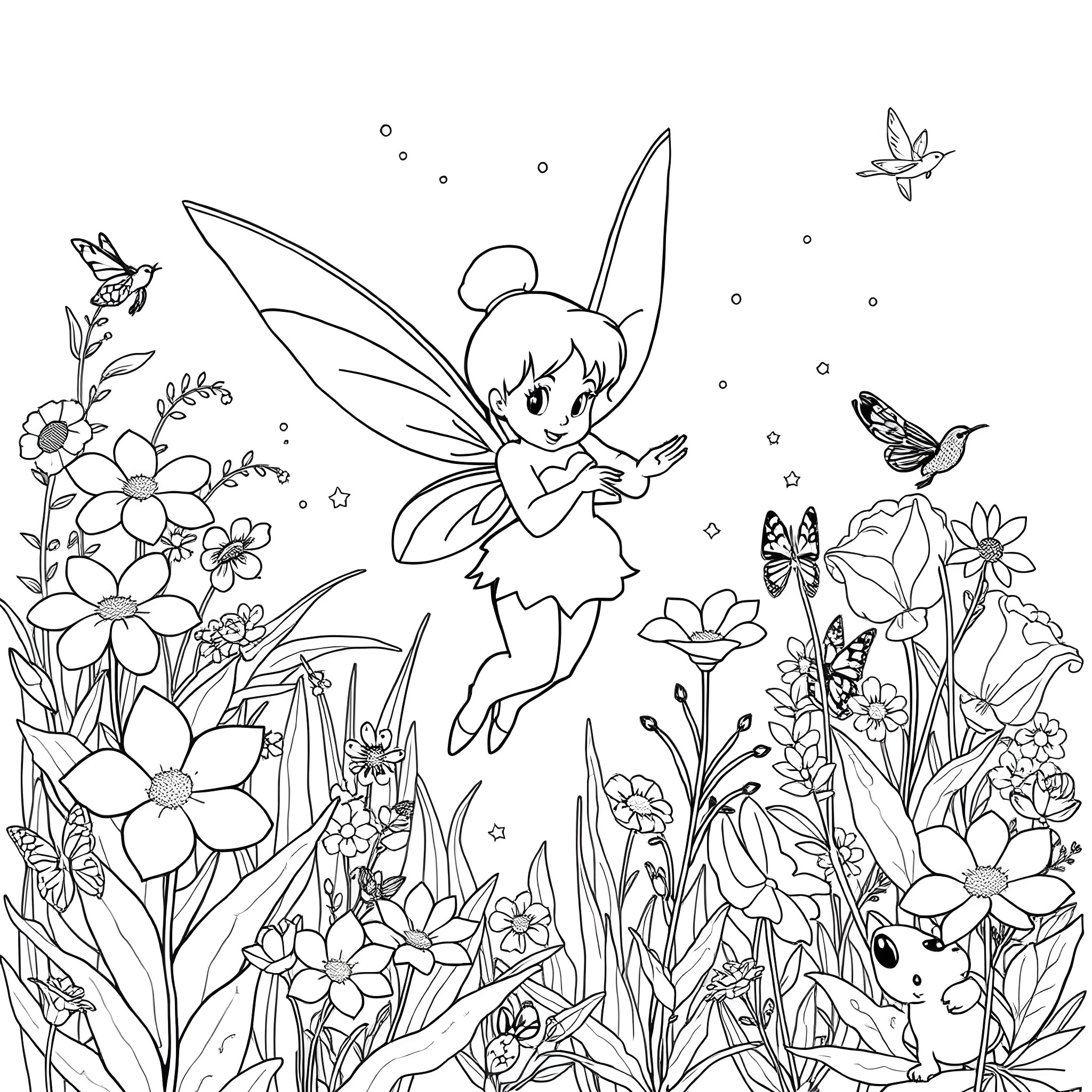 Best Tinker Bell Coloring Pages (Free Printable PDF)