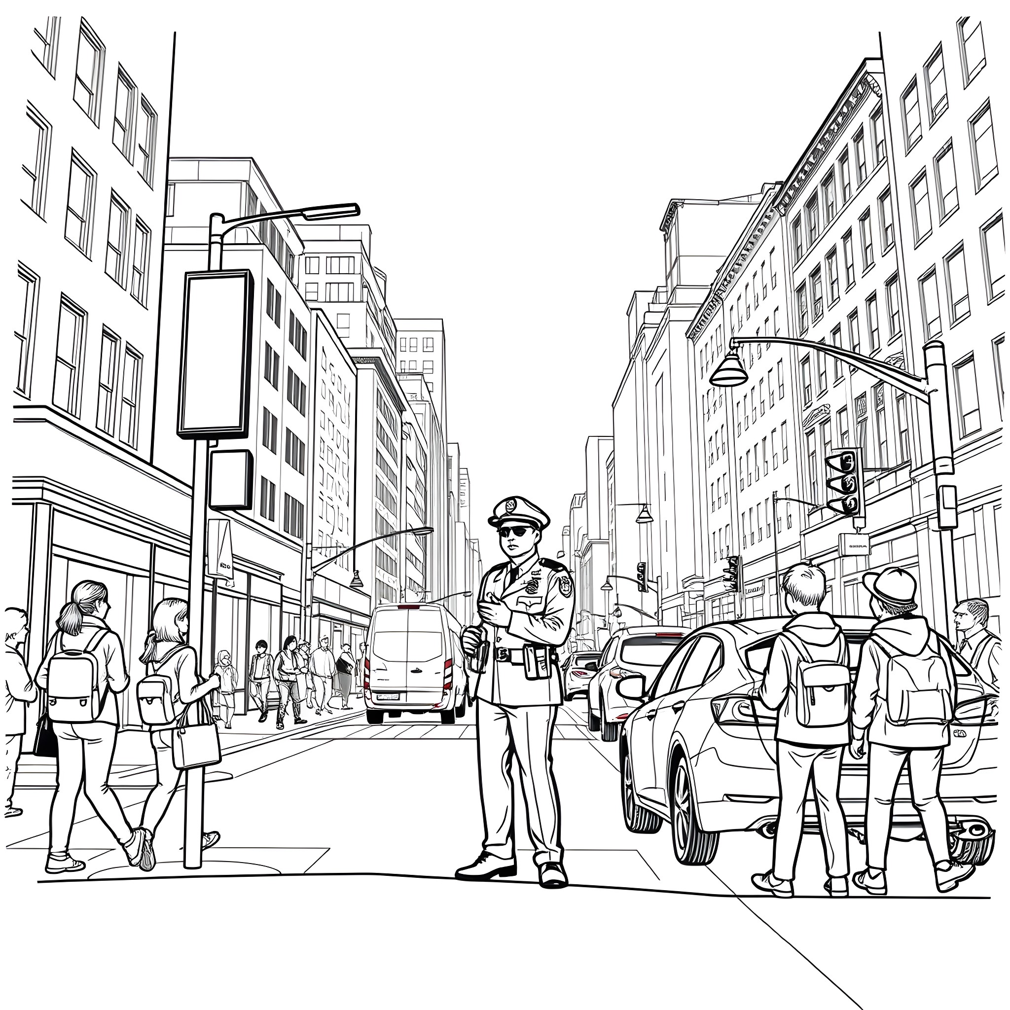Best Policeman Coloring Pages (Free Printable PDF)