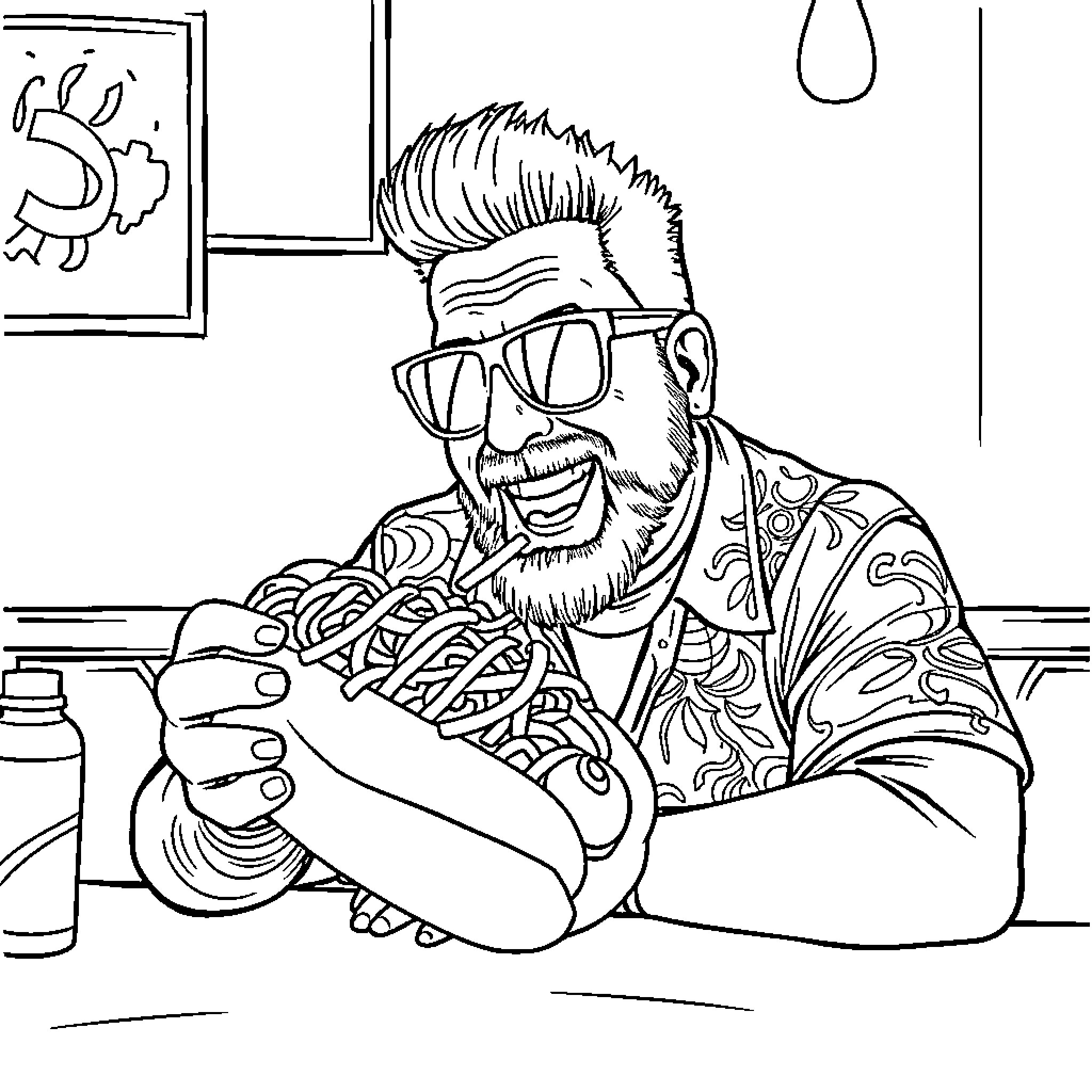 Best Guy Fieri Coloring Pages (Free Printable PDF)