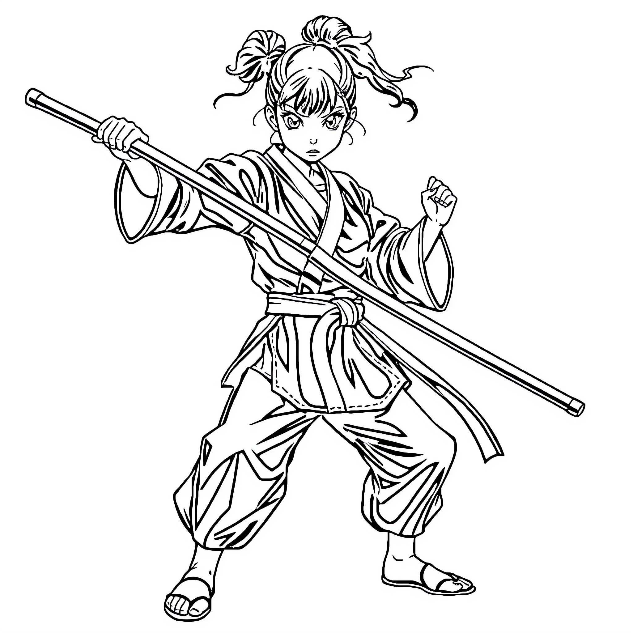 Best Karate Girl Coloring Pages (Free Printable PDF)