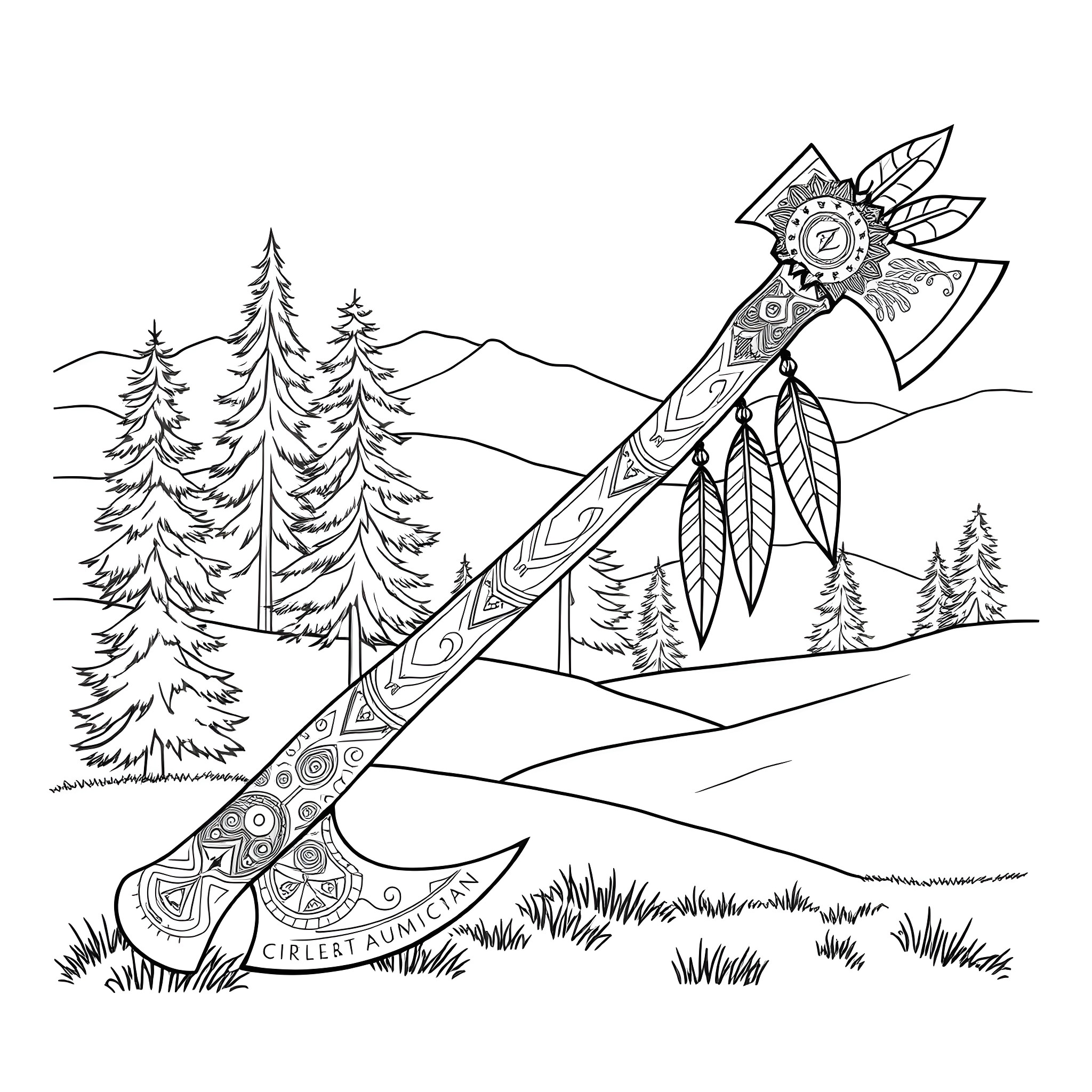 Best Axe Coloring Pages (Free Printable PDF)