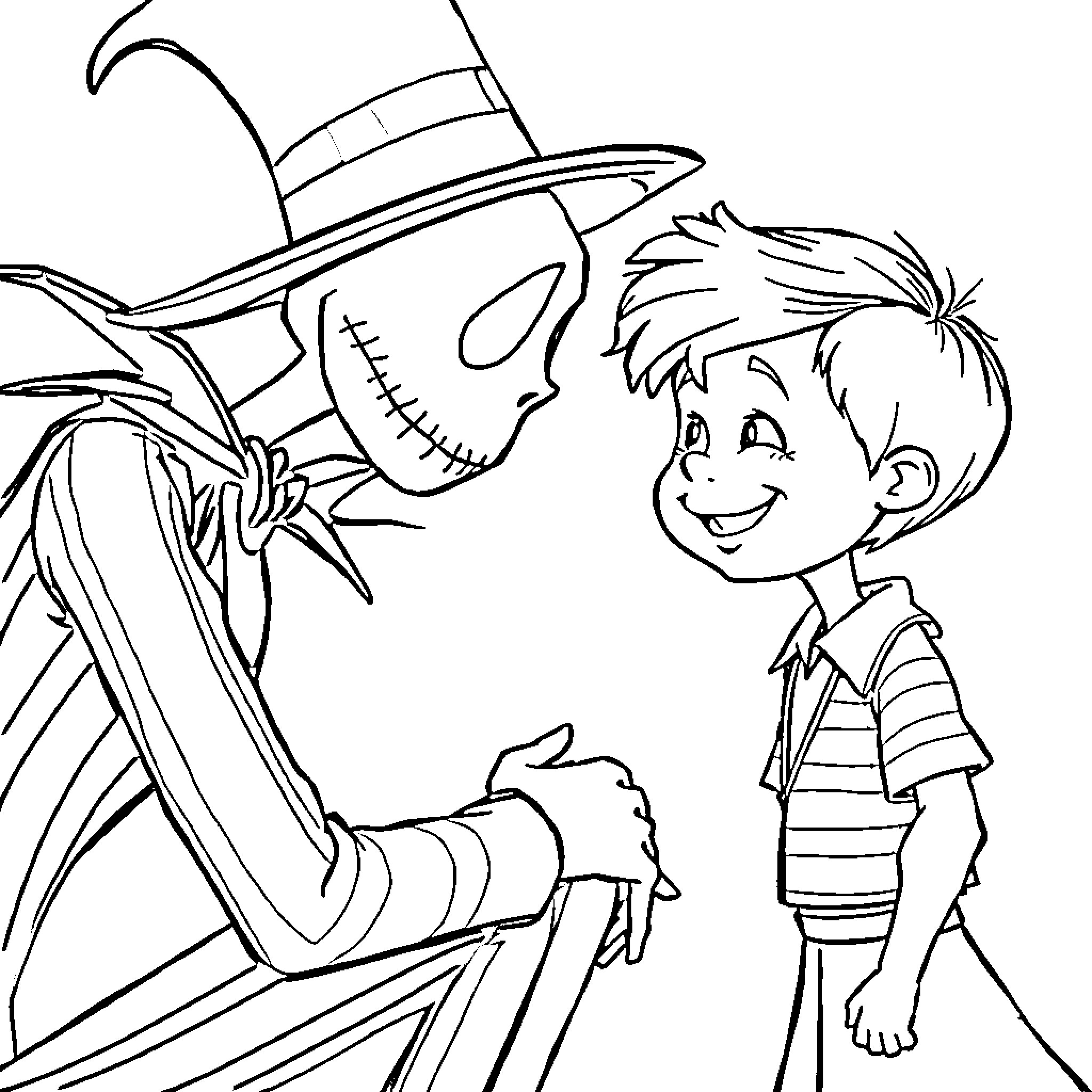 Best Jack Skeleton Coloring Pages (Free Printable PDF)