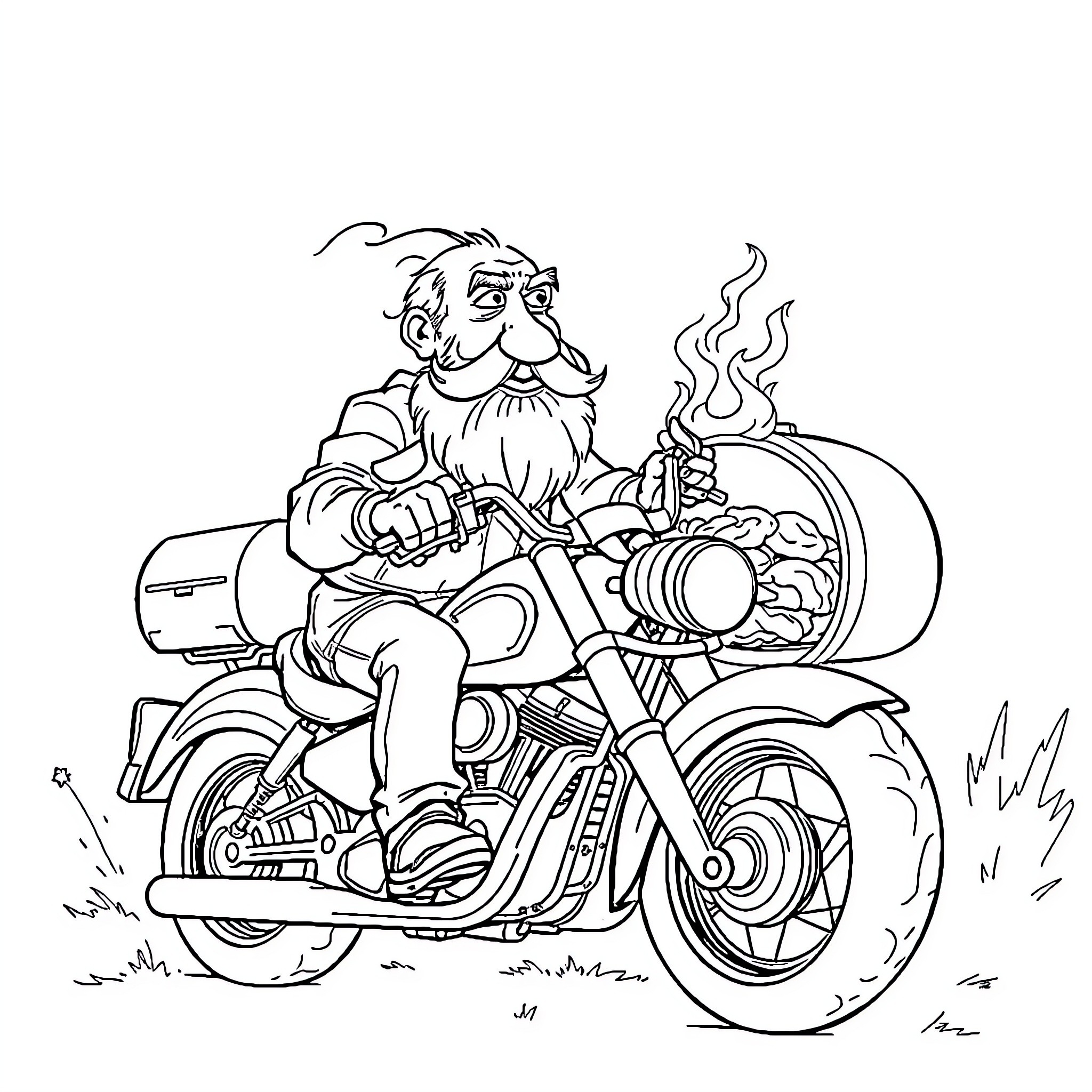 Best Old Man Coloring Pages (Free Printable PDF)