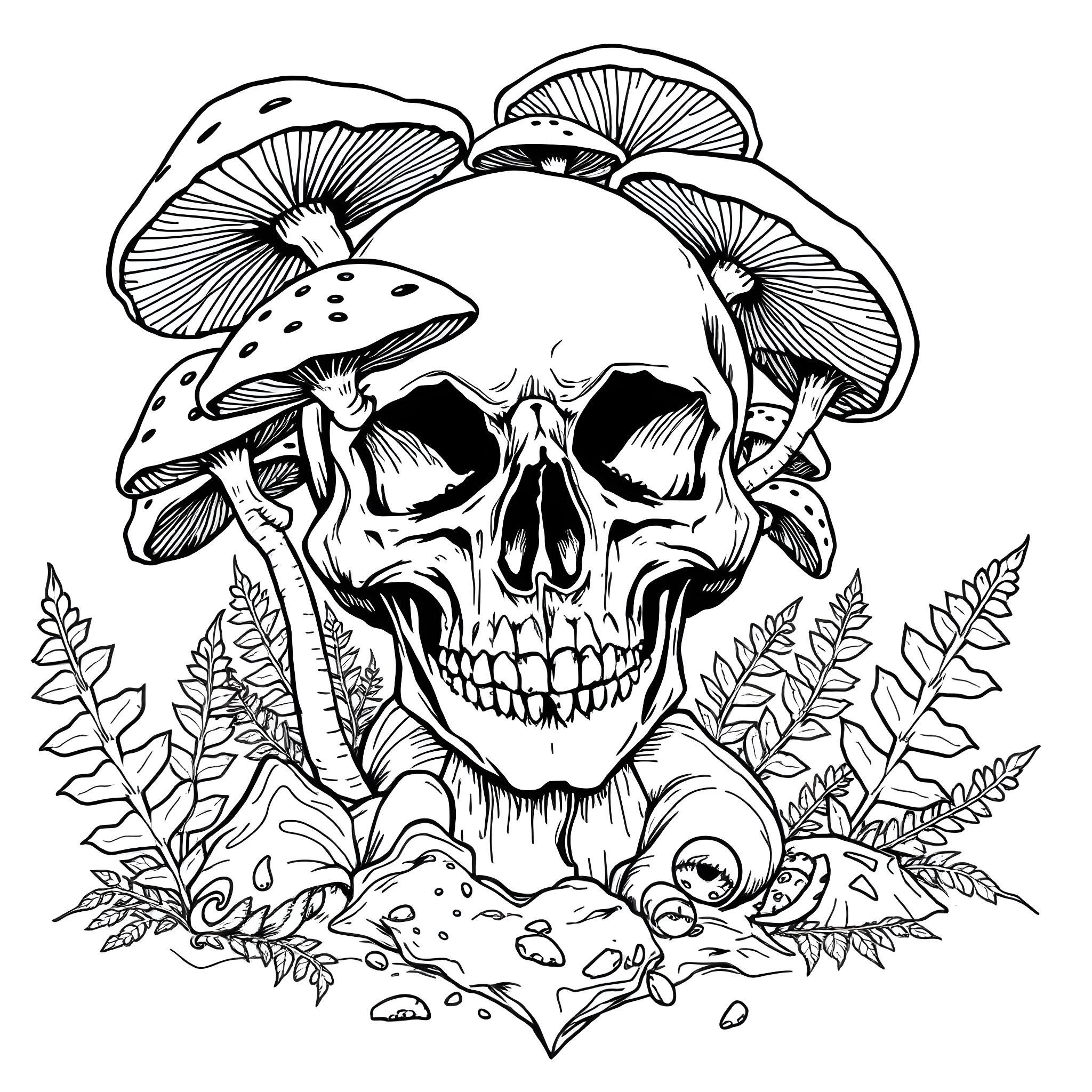 92 Best Skull Coloring Pages (Free Printable PDFs)