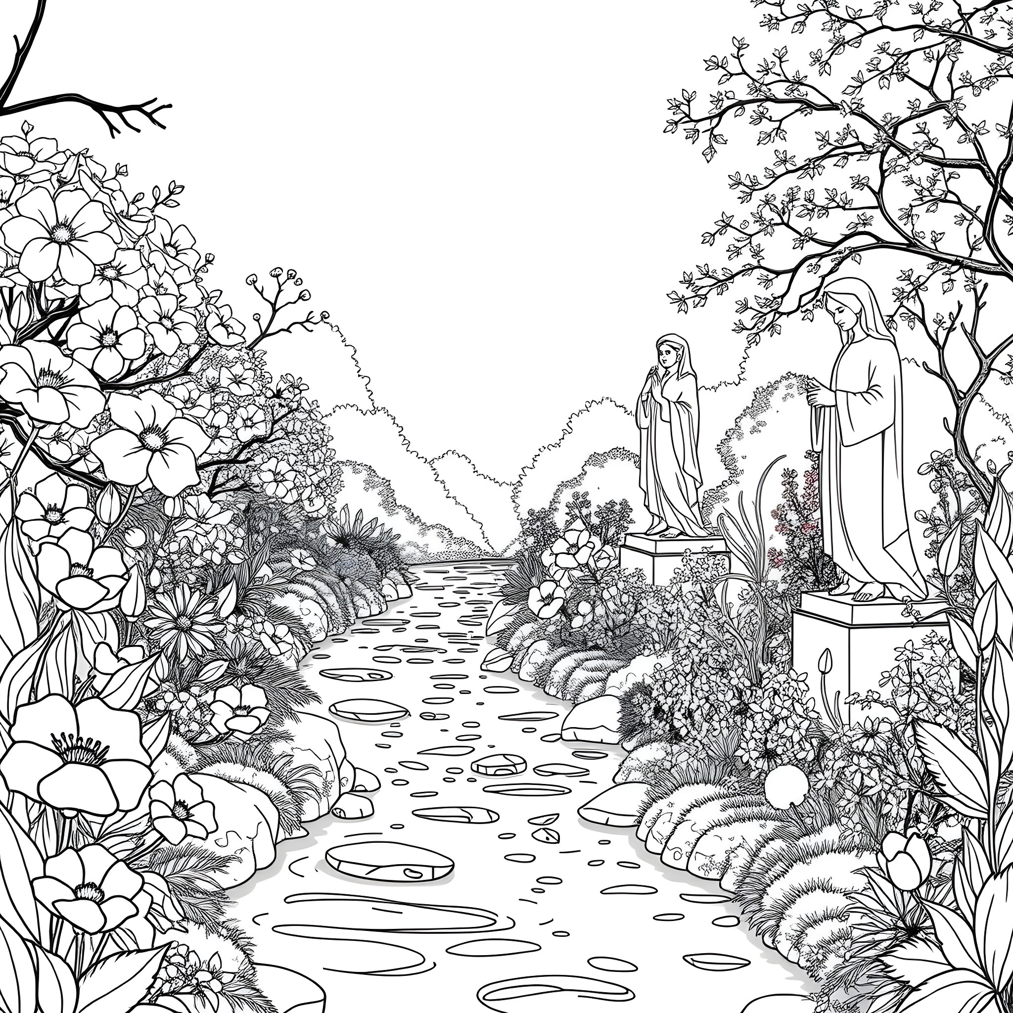 124 Best Garden Coloring Pages (Free Printable PDFs)
