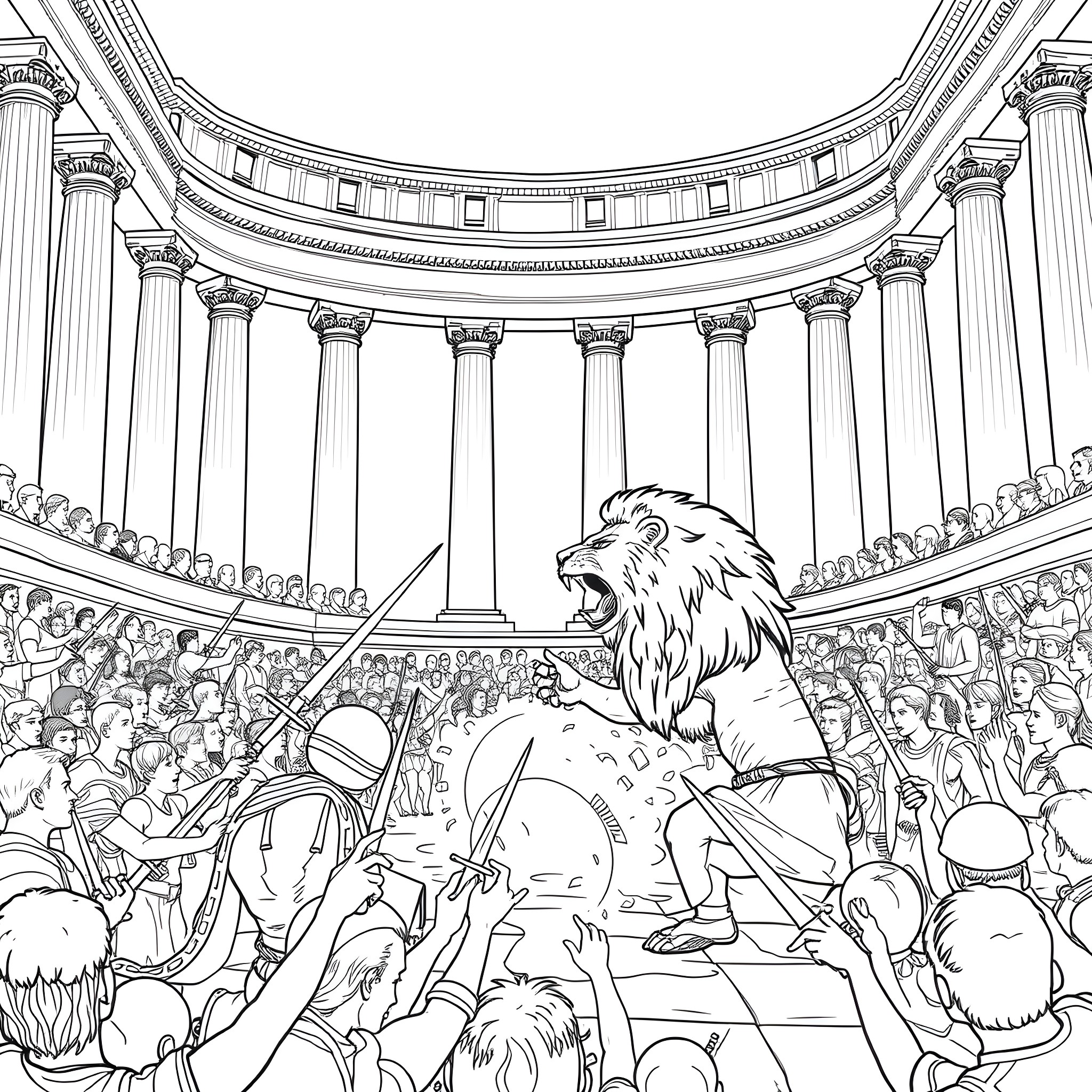 Best Gladiator Coloring Pages (Free Printable PDF)