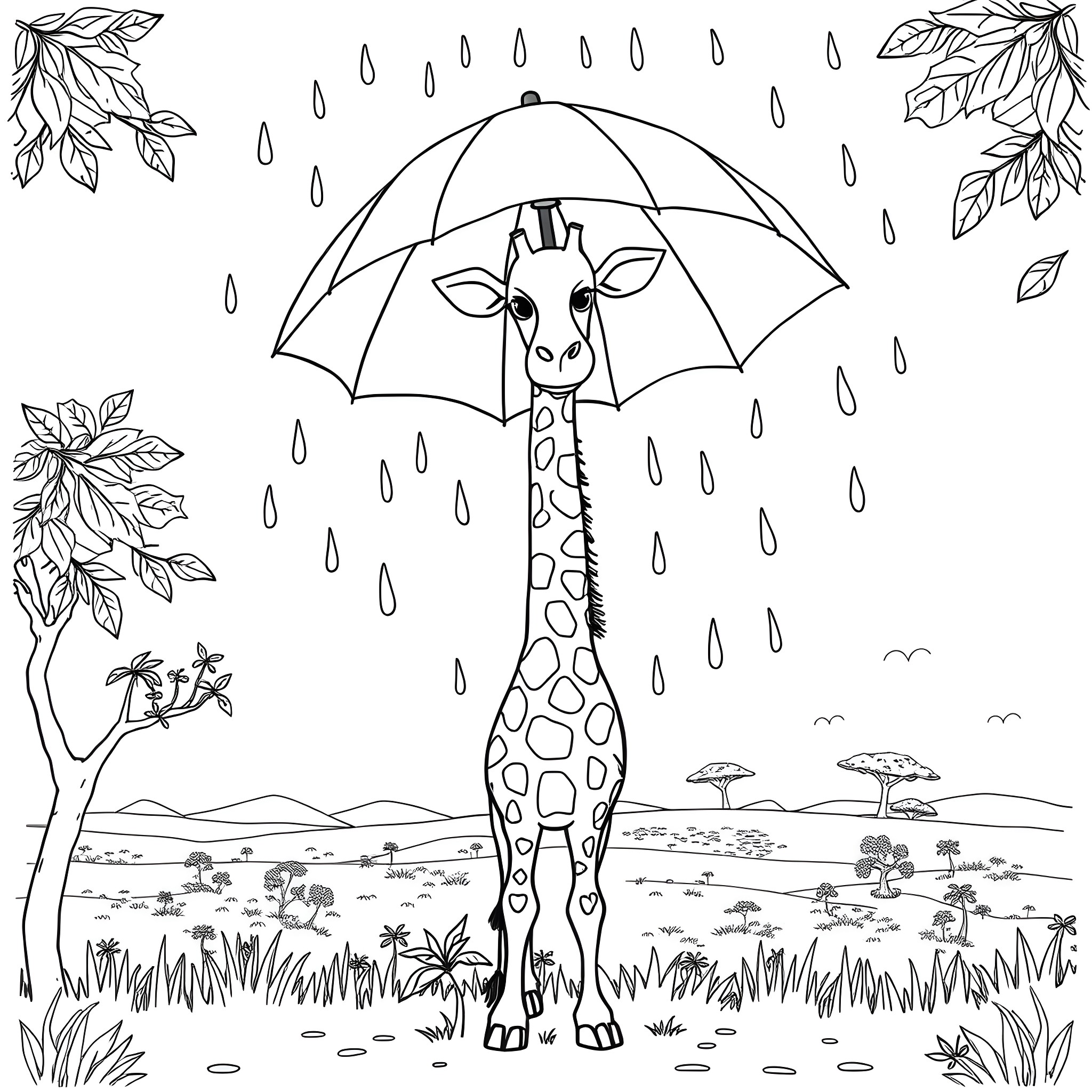 Best Giraffe Coloring Pages (Free Printable PDF)