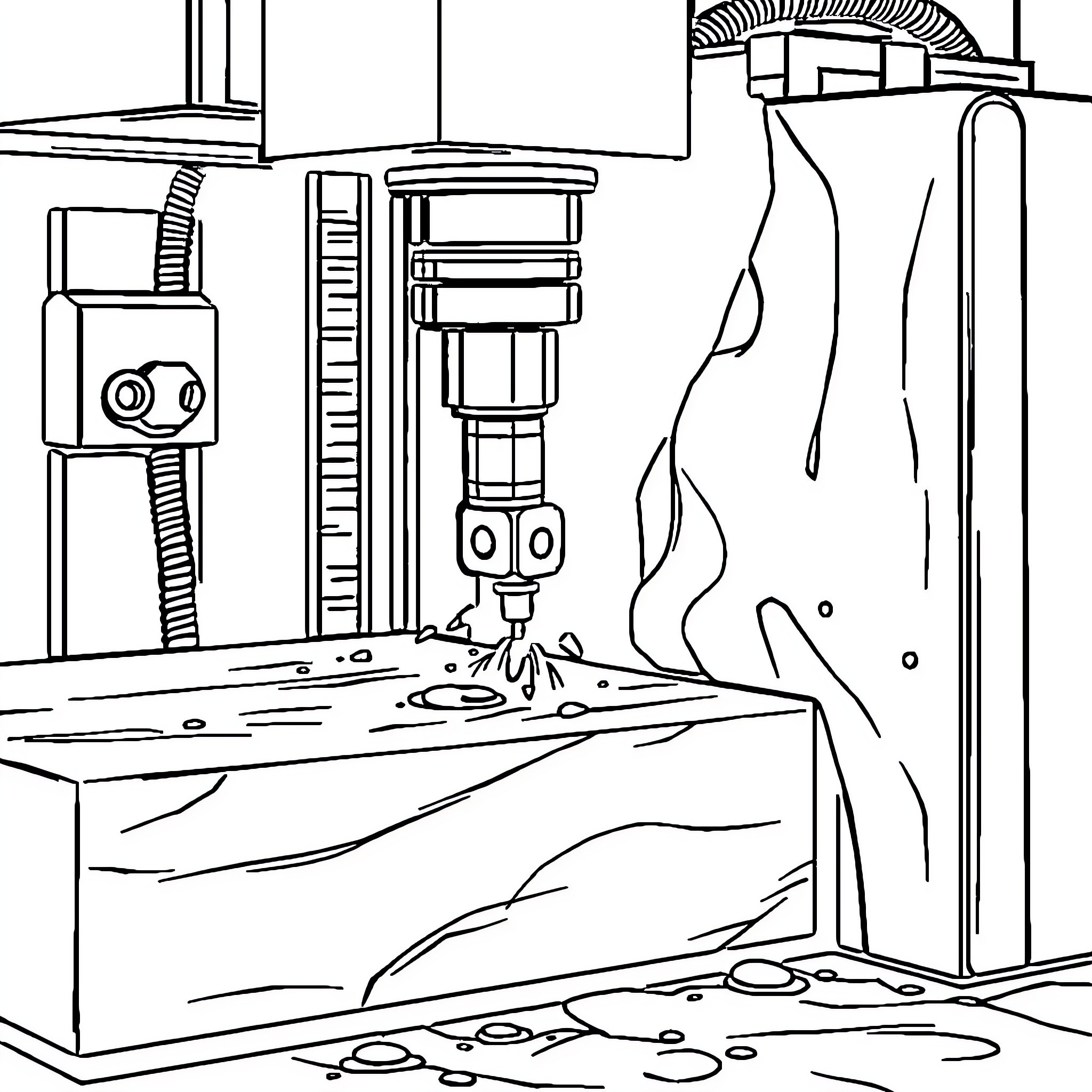 Best CNC Mill Coloring Pages (Free Printable PDF)