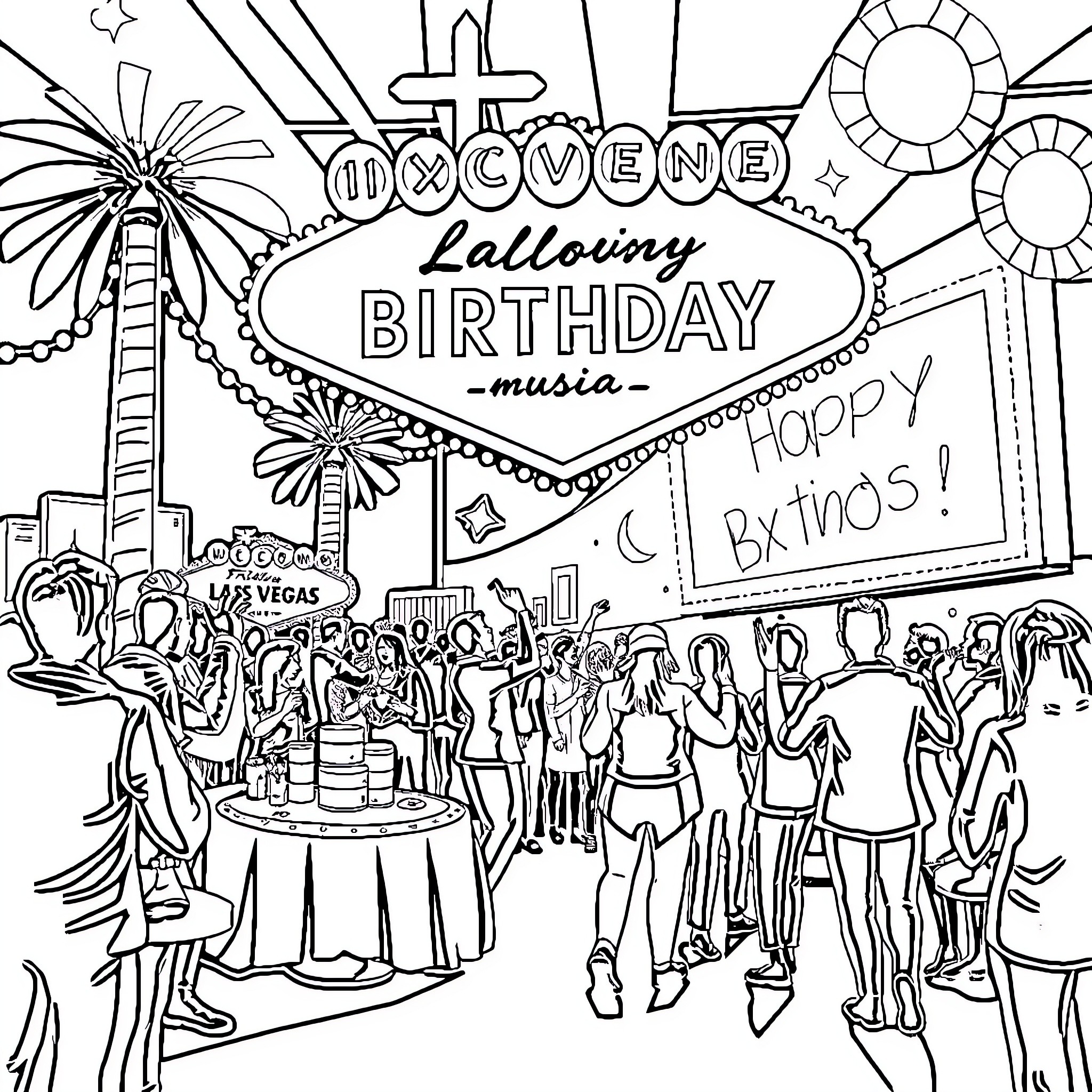2 Best Las Vegas Coloring Pages (Free Printable PDFs)
