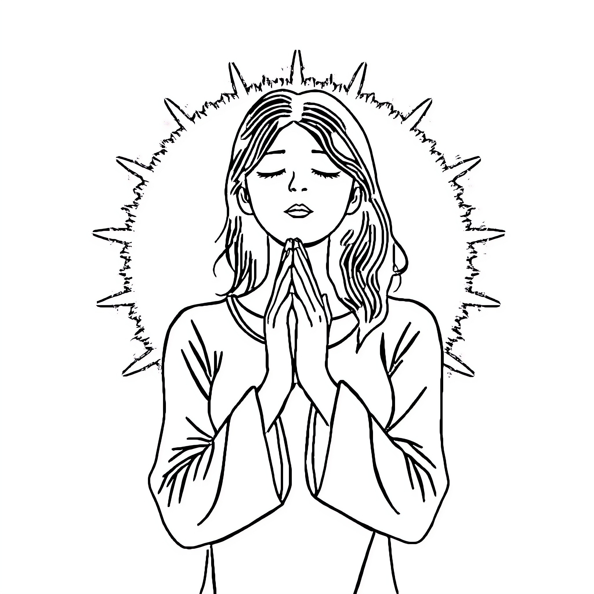 Best Prayer Coloring Pages (Free Printable PDF)