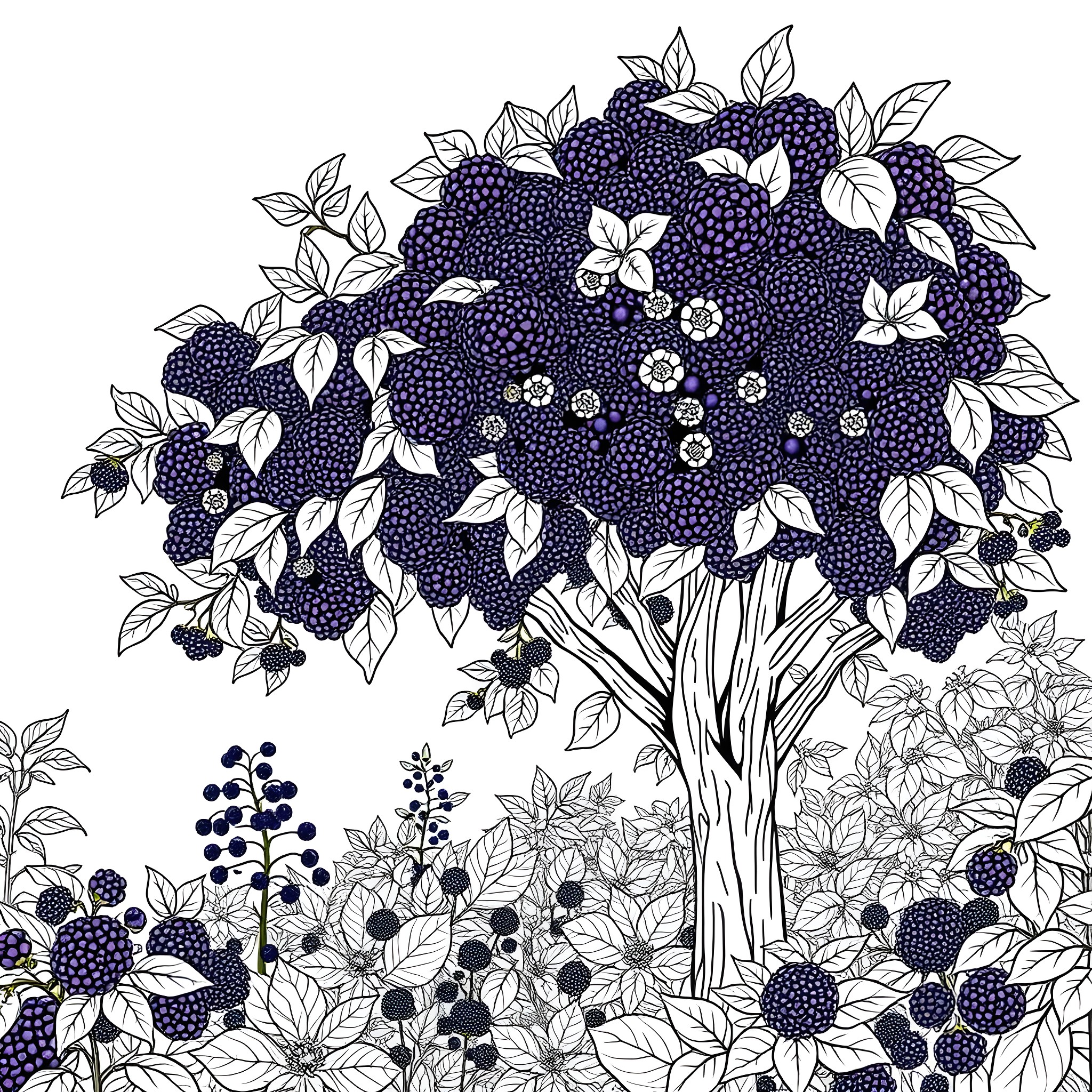 8 Best Blueberry Coloring Pages (Free Printable PDFs)