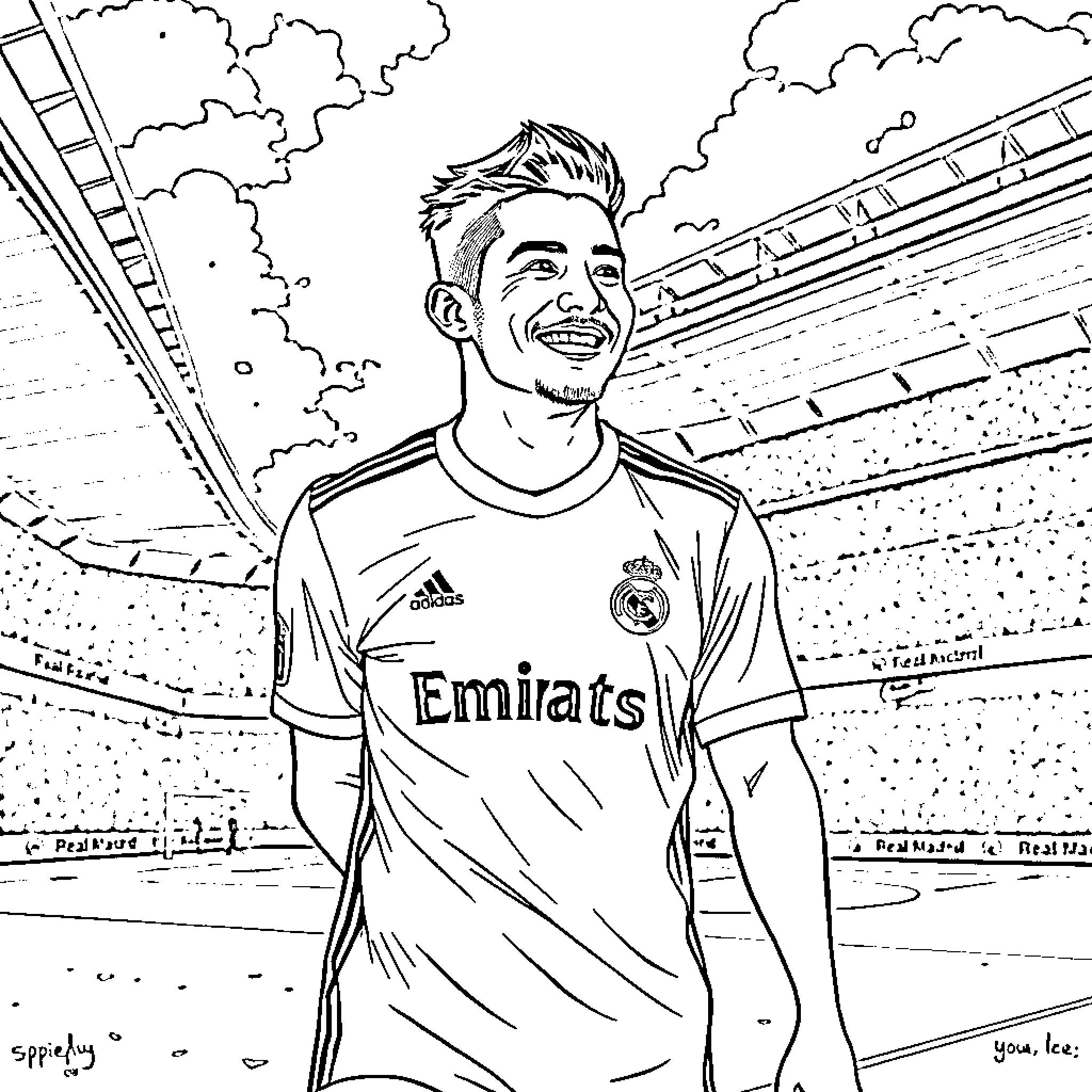 Best Lamine Yamal Coloring Pages (Free Printable PDF)