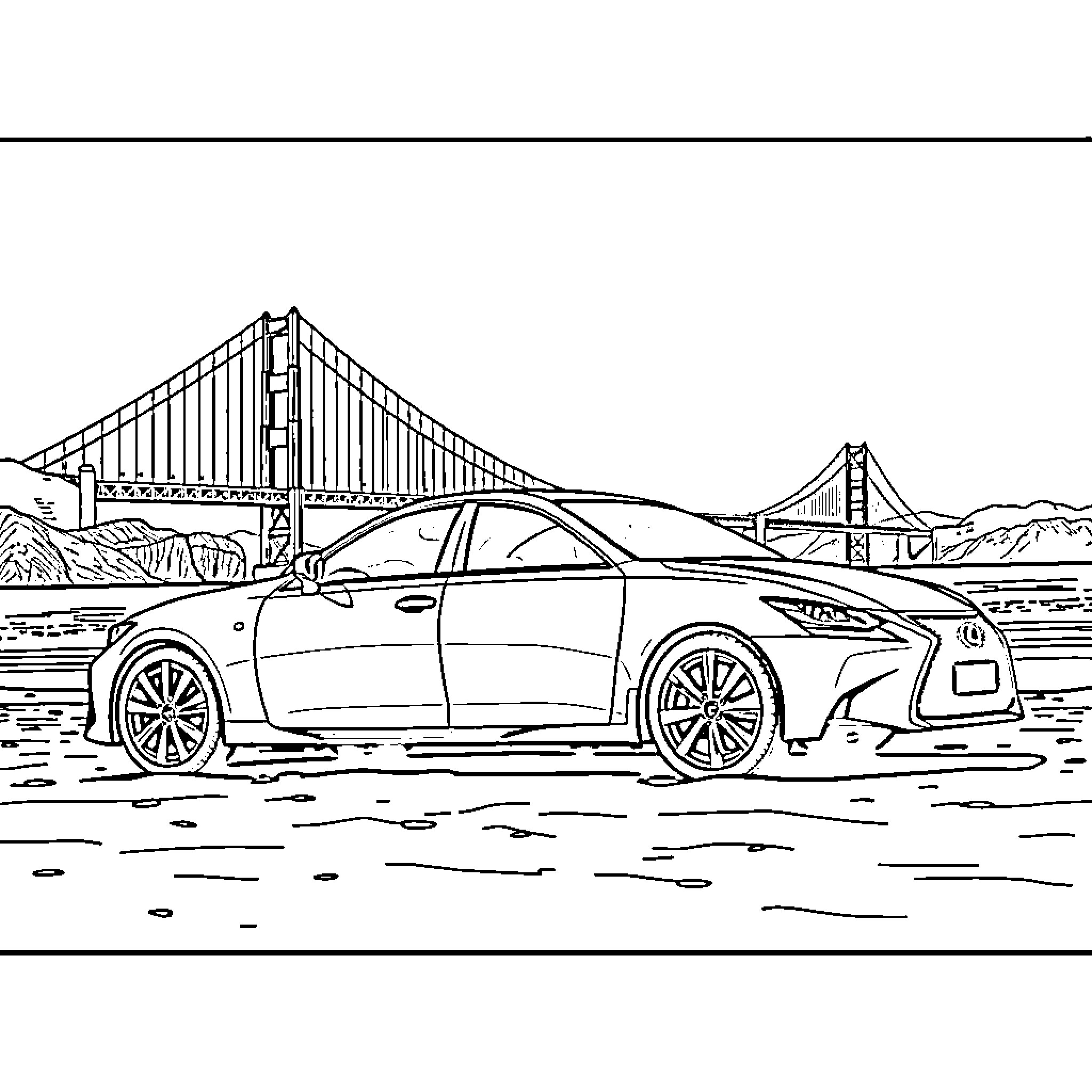 Best Lexus Coloring Pages (Free Printable PDF)