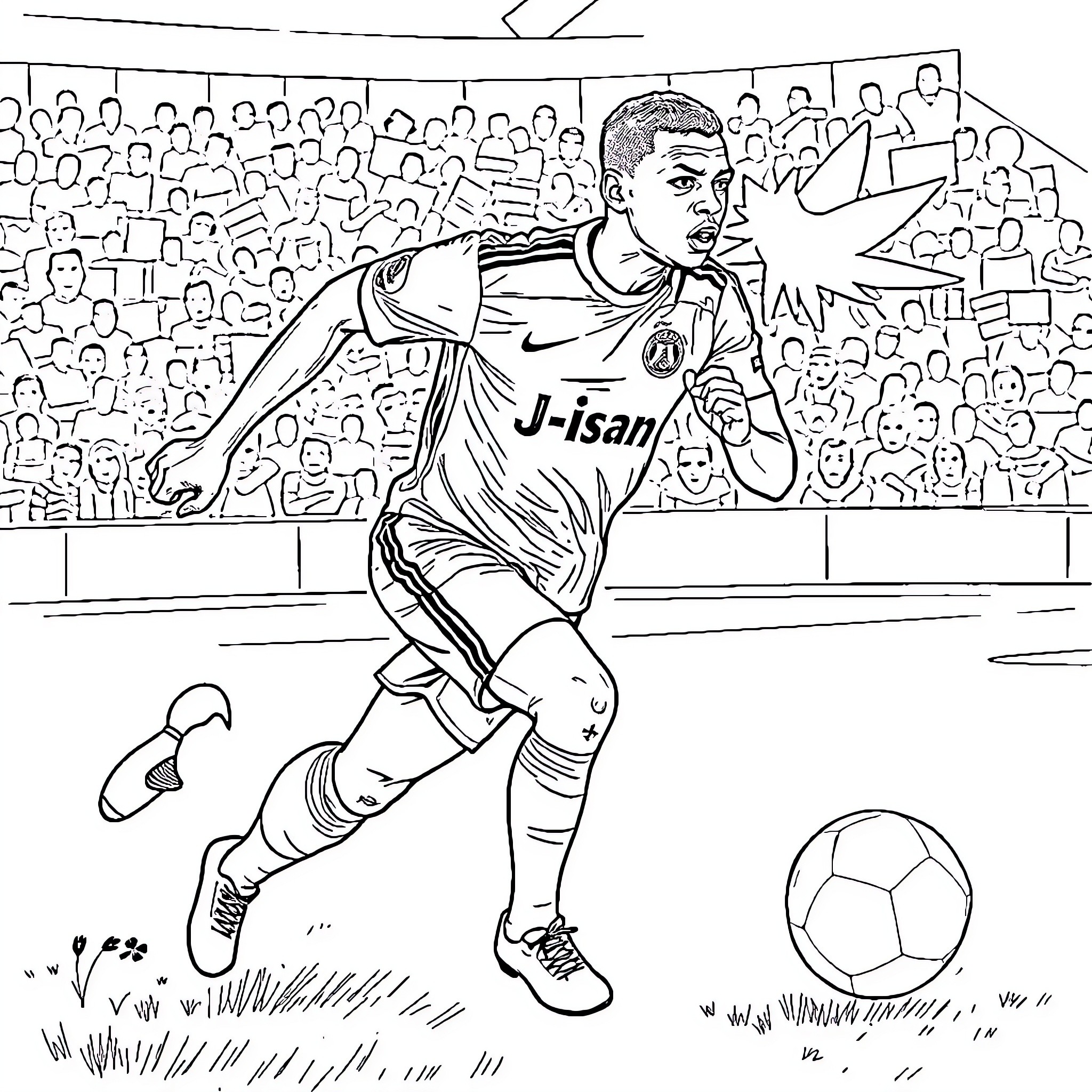 Best Mbappe Coloring Pages (Free Printable PDF)