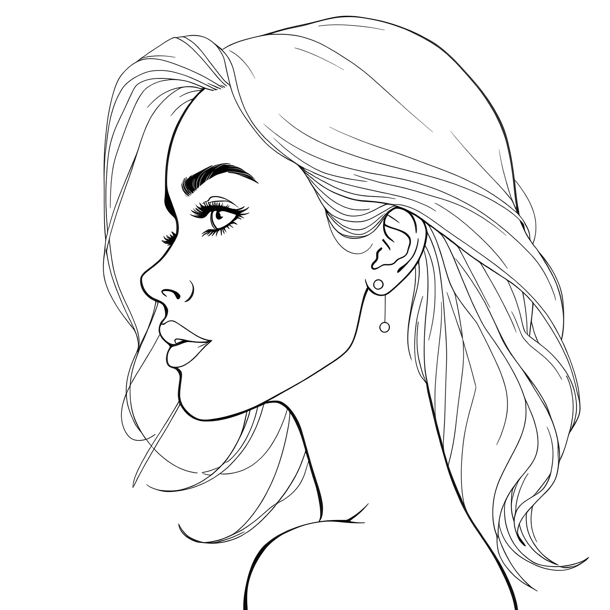 Best Female Coloring Pages (Free Printable PDF)