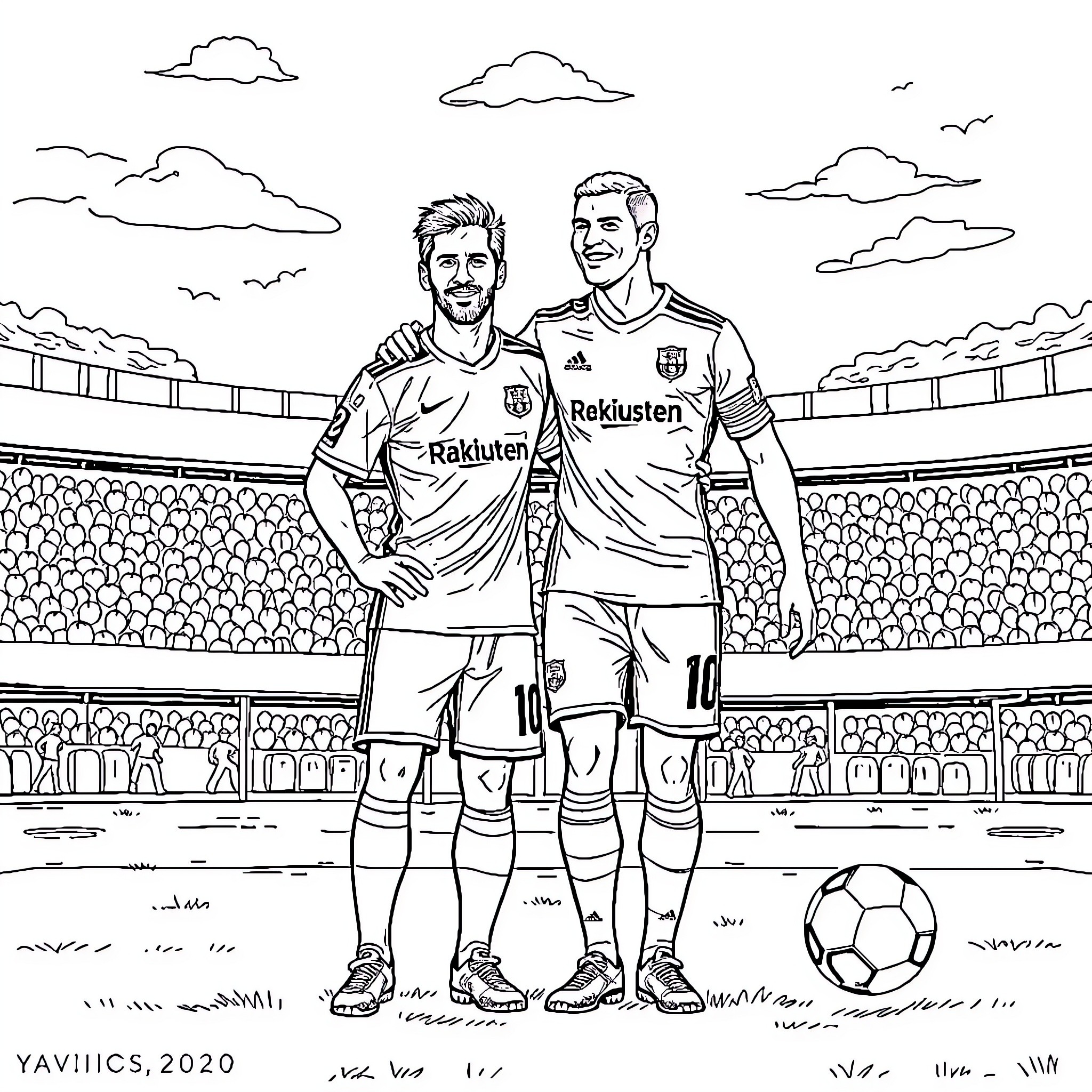 Best Messi Coloring Pages (Free Printable PDF)