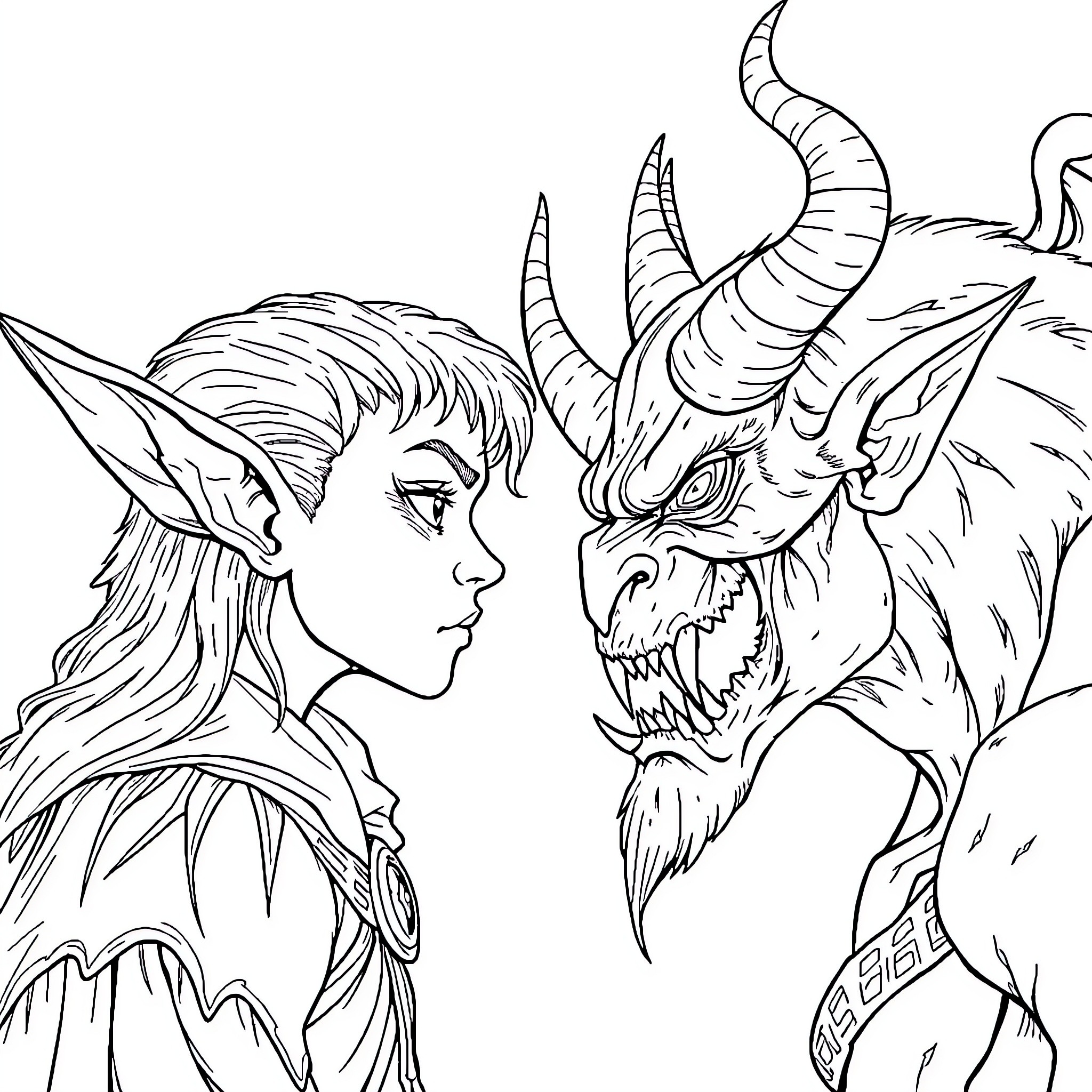 Best Elf Coloring Pages (Free Printable PDF)