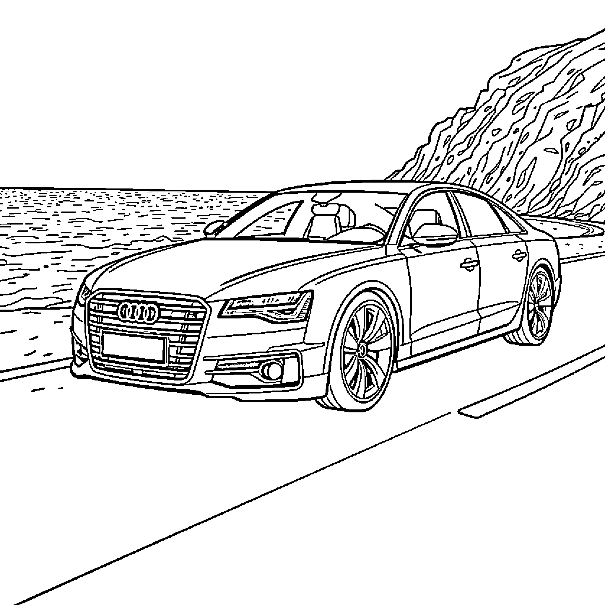 Best Audi S8 Coloring Pages (Free Printable PDF)