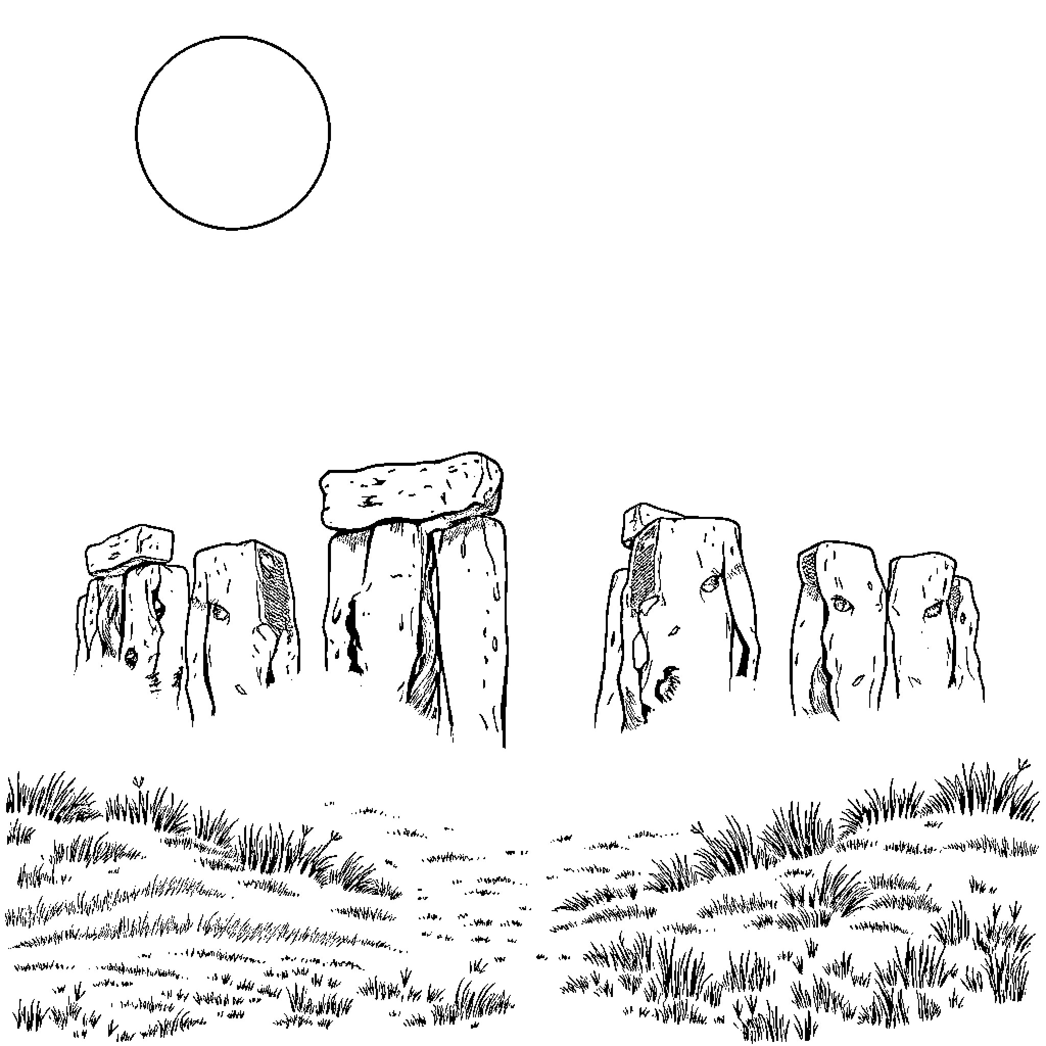 Best Stonehenge Coloring Pages (Free Printable PDF)