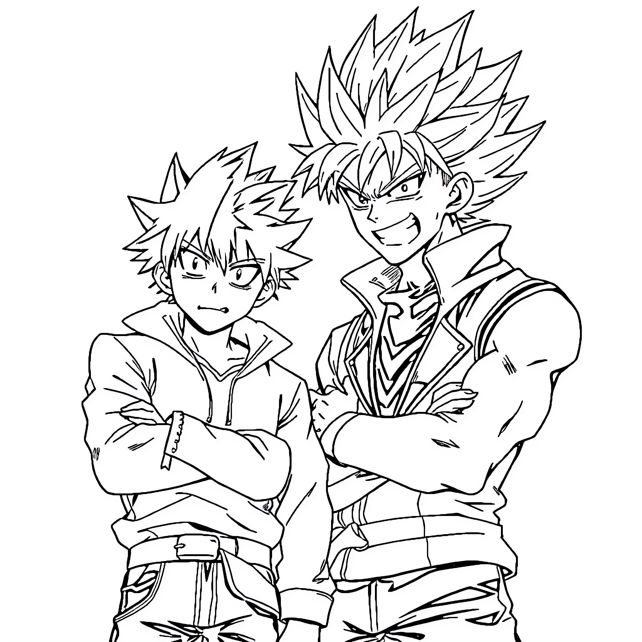 Best Shoto Todoroki and Bakugo Coloring Pages (Free Printable PDF)