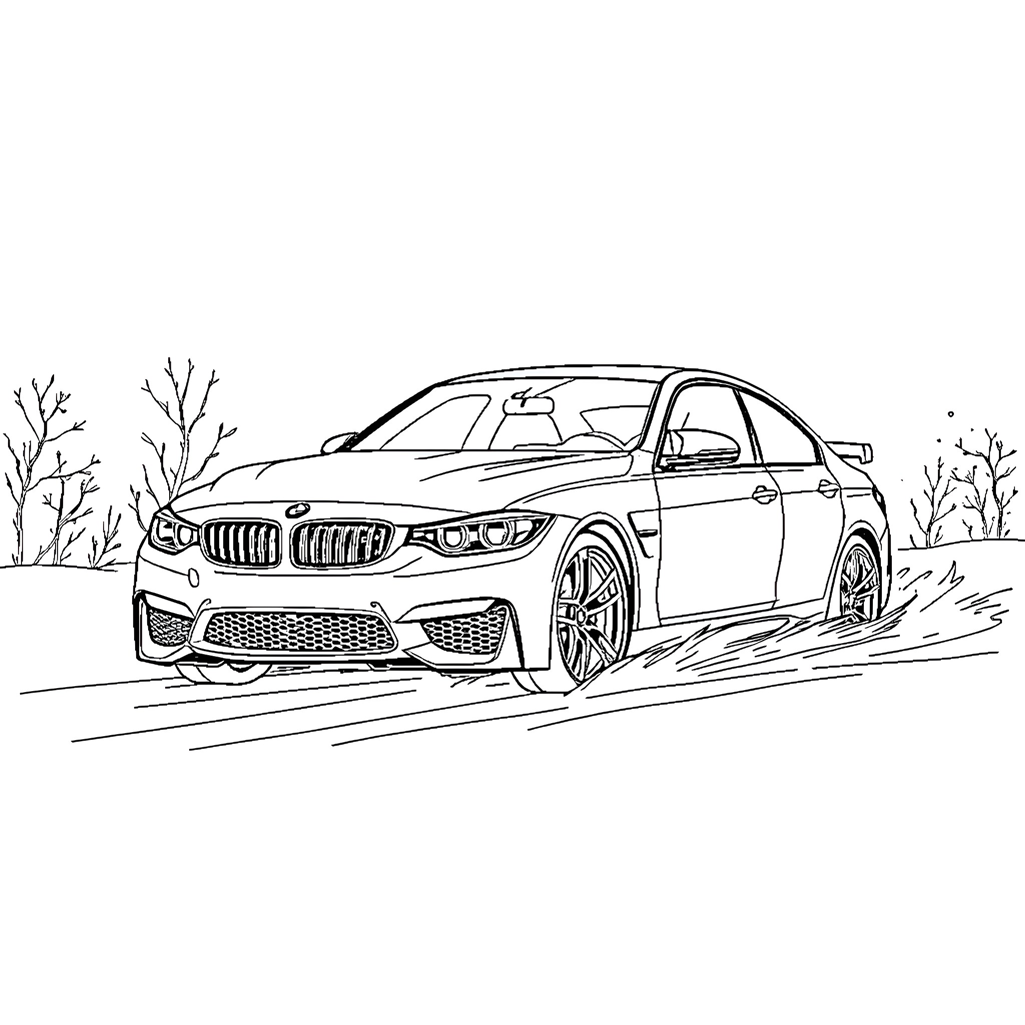 Best BMW M3 Coloring Pages (Free Printable PDF)