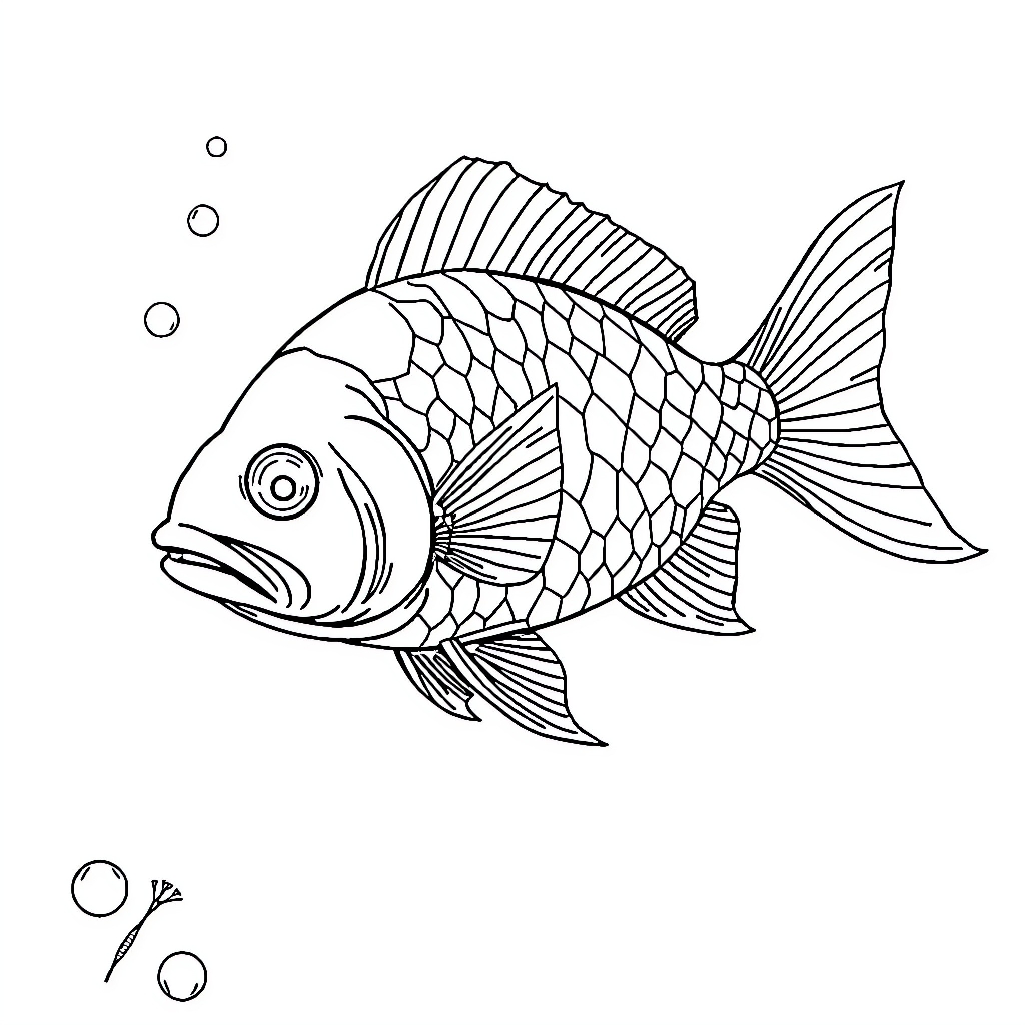 Best Fish Coloring Pages (Free Printable PDF)