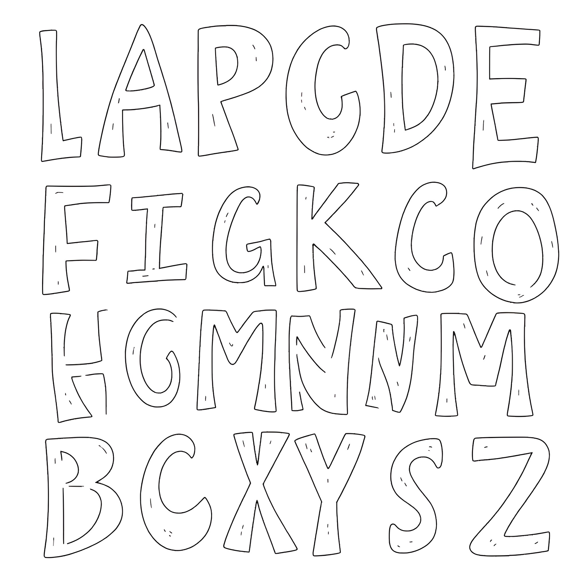 Best Letter Coloring Pages (Free Printable PDF)