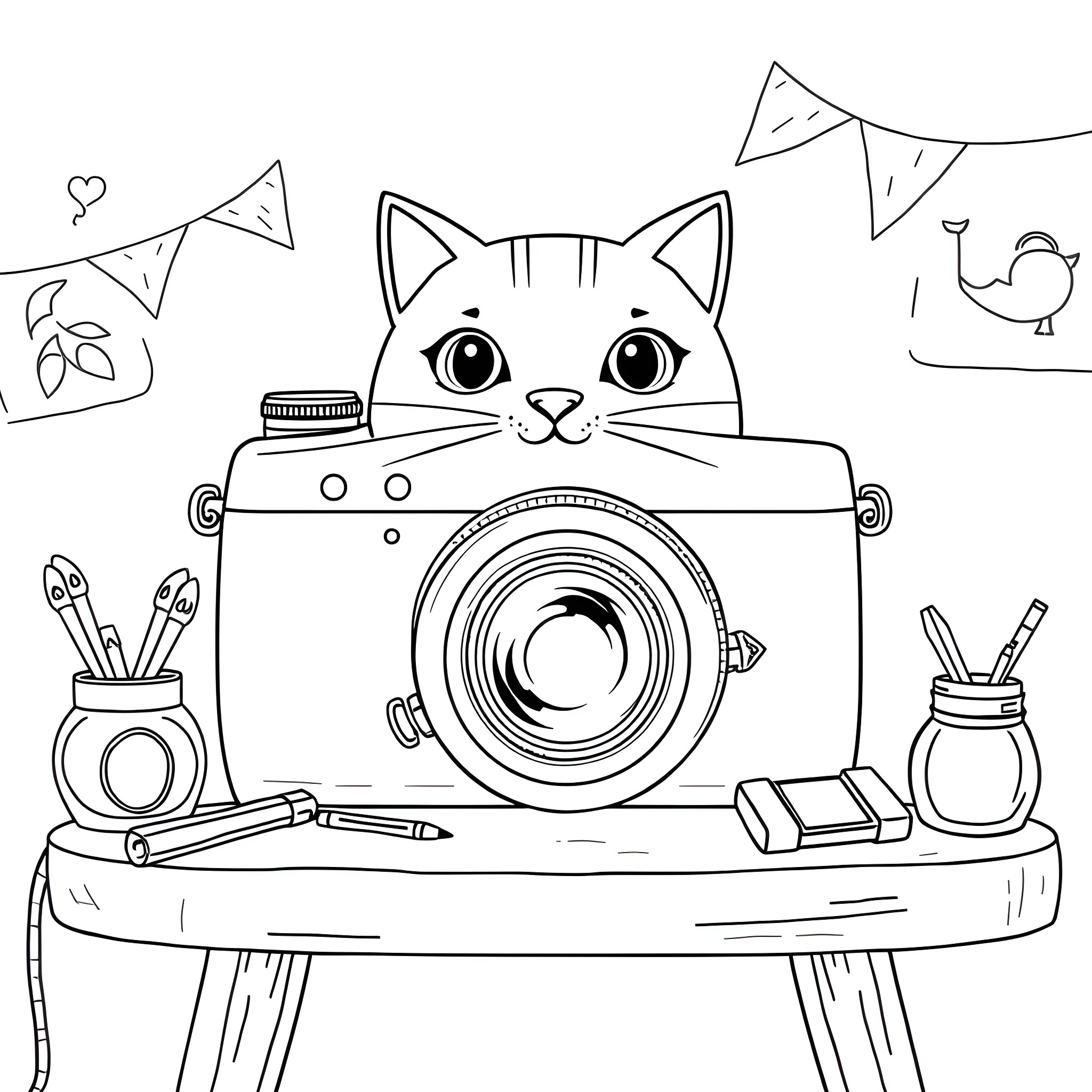 Best Camera Coloring Pages (Free Printable PDF)