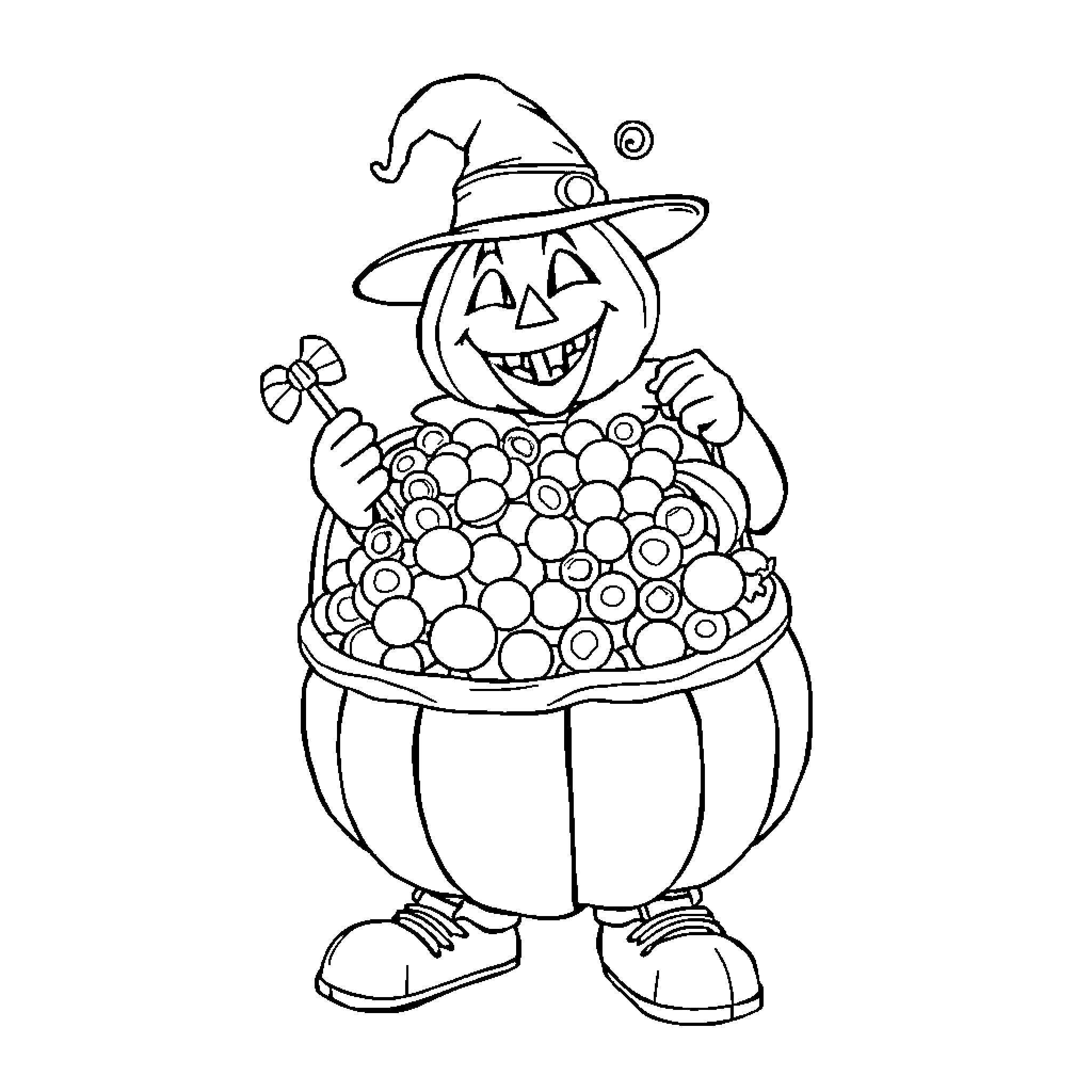 Best Pumpkin Man Coloring Pages (Free Printable PDF)