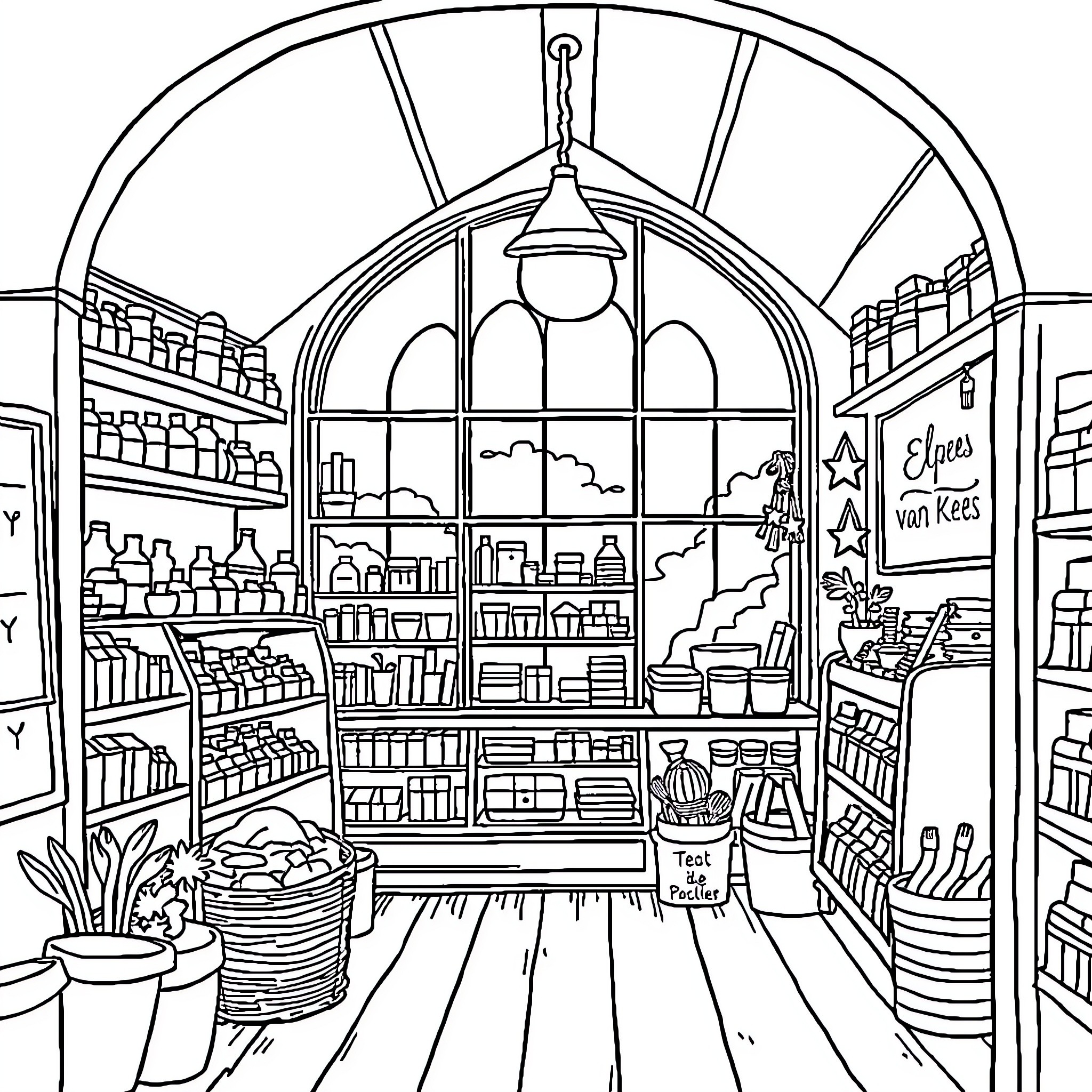 Best Store Coloring Pages (Free Printable PDF)