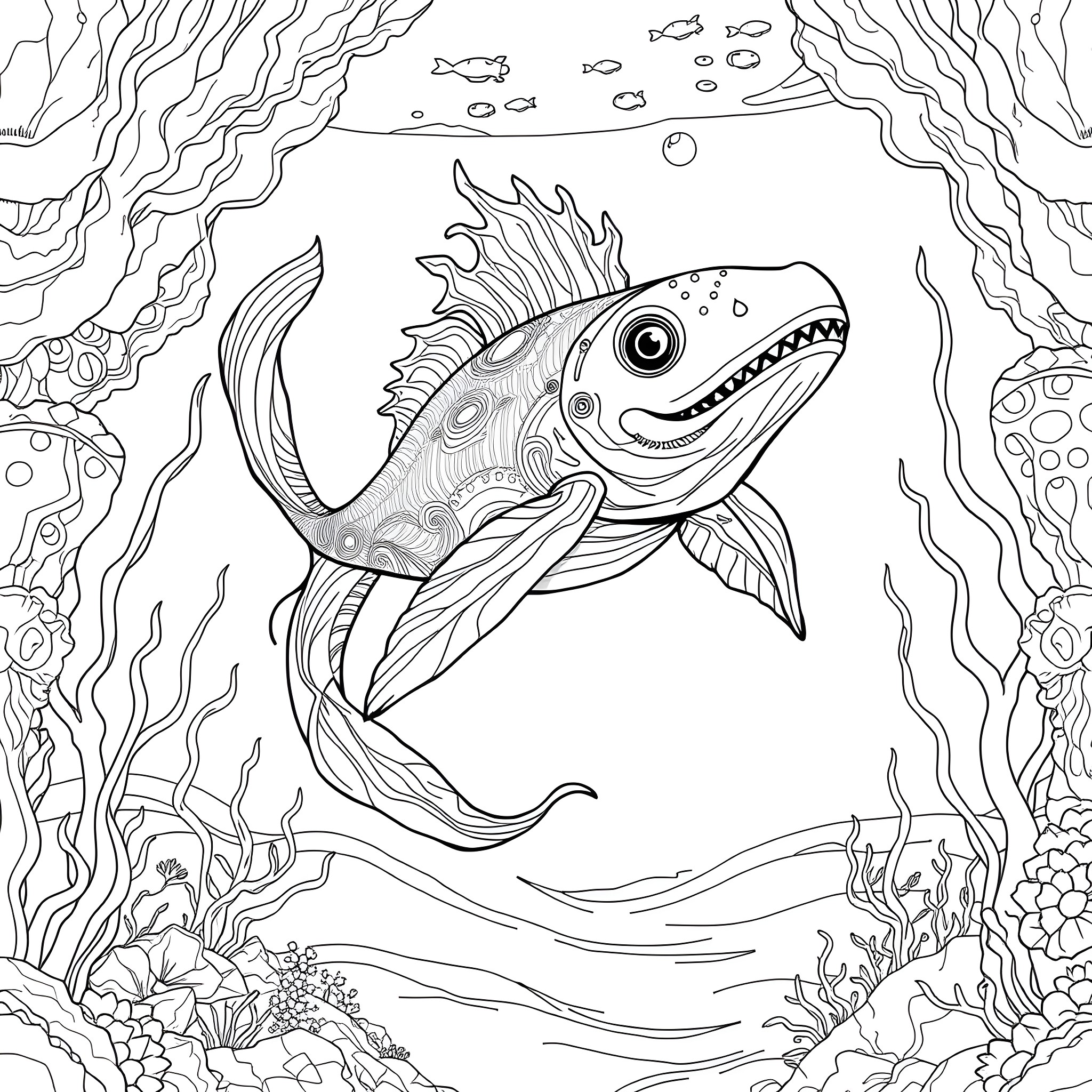 7 Best Water Animal Coloring Pages (Free Printable PDFs)