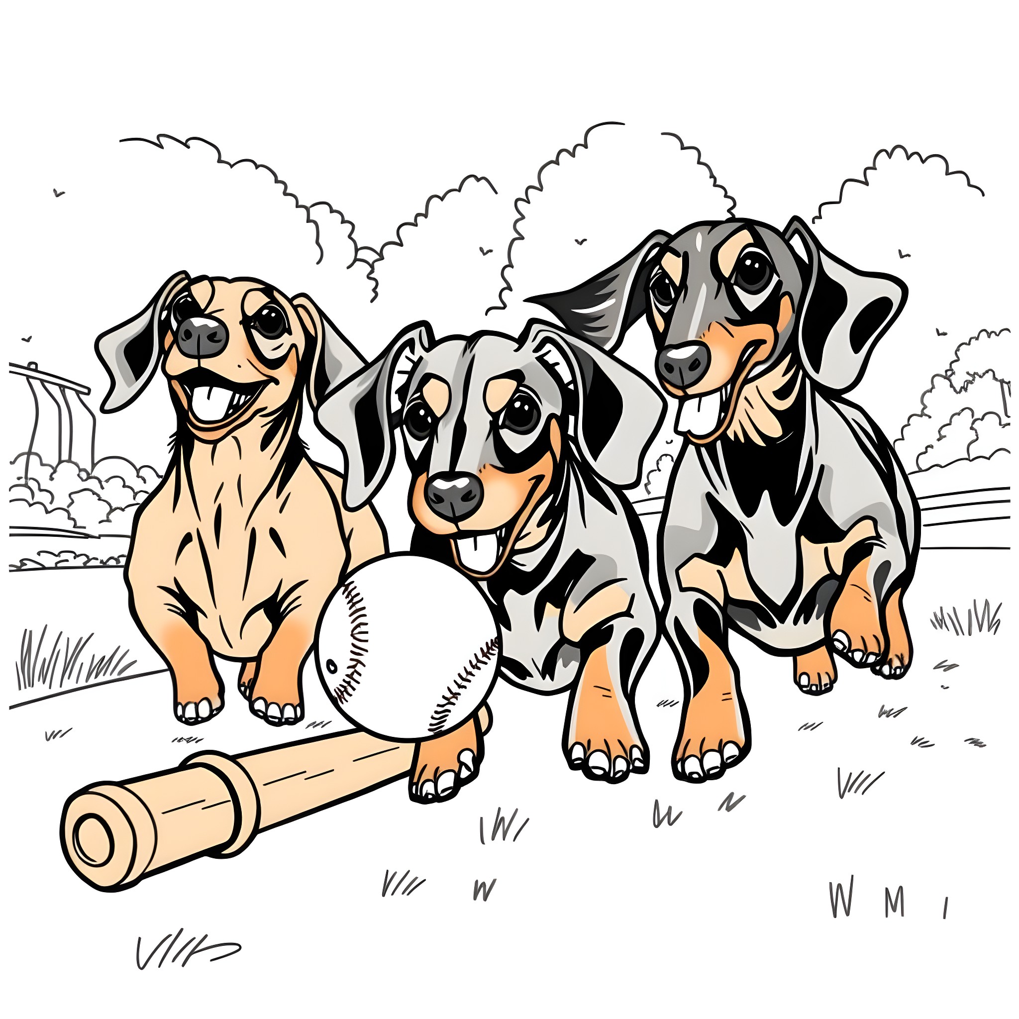 128 Best Dachshund Coloring Pages (Free Printable PDFs)