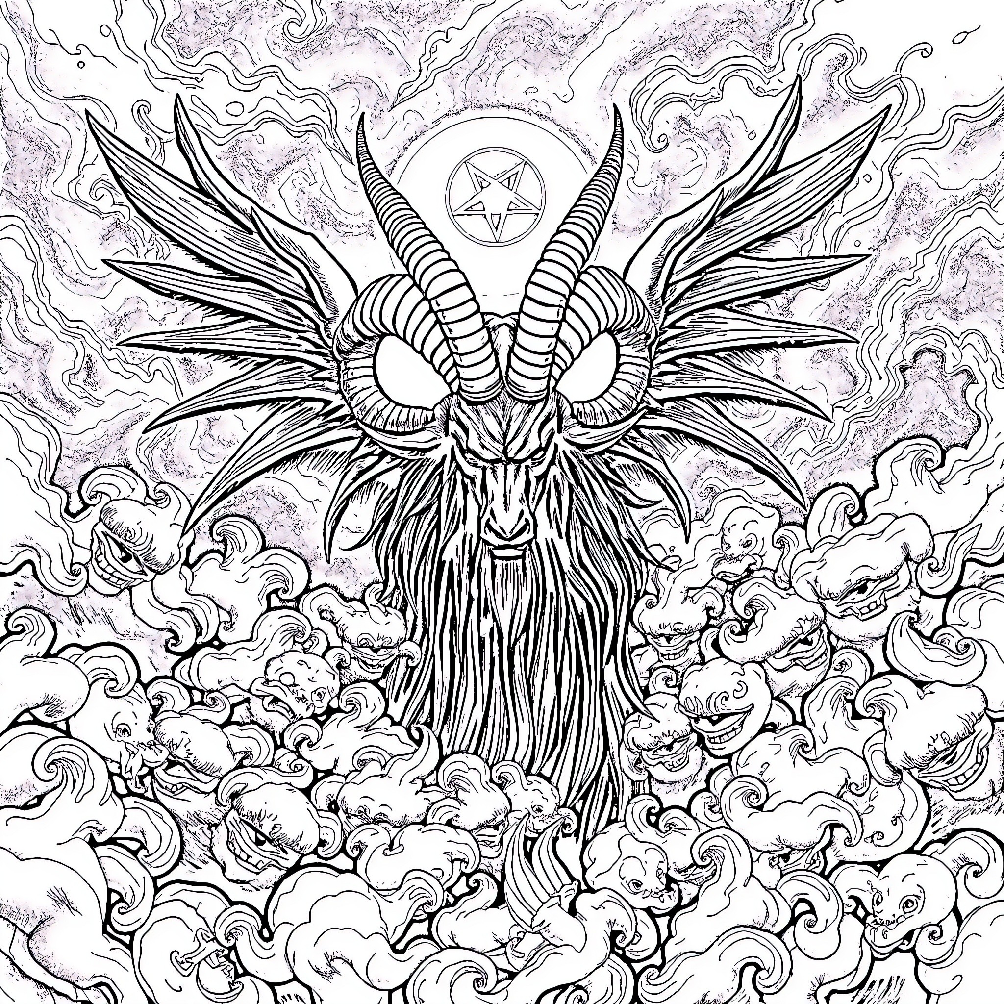 Best Baphomet Coloring Pages (Free Printable PDF)