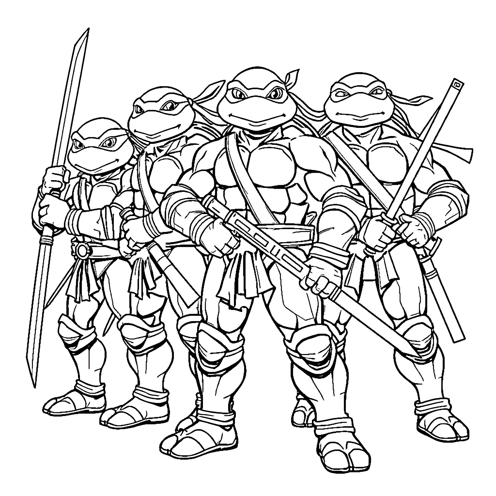 Best Ninja Turtle Coloring Pages (Free Printable PDF)