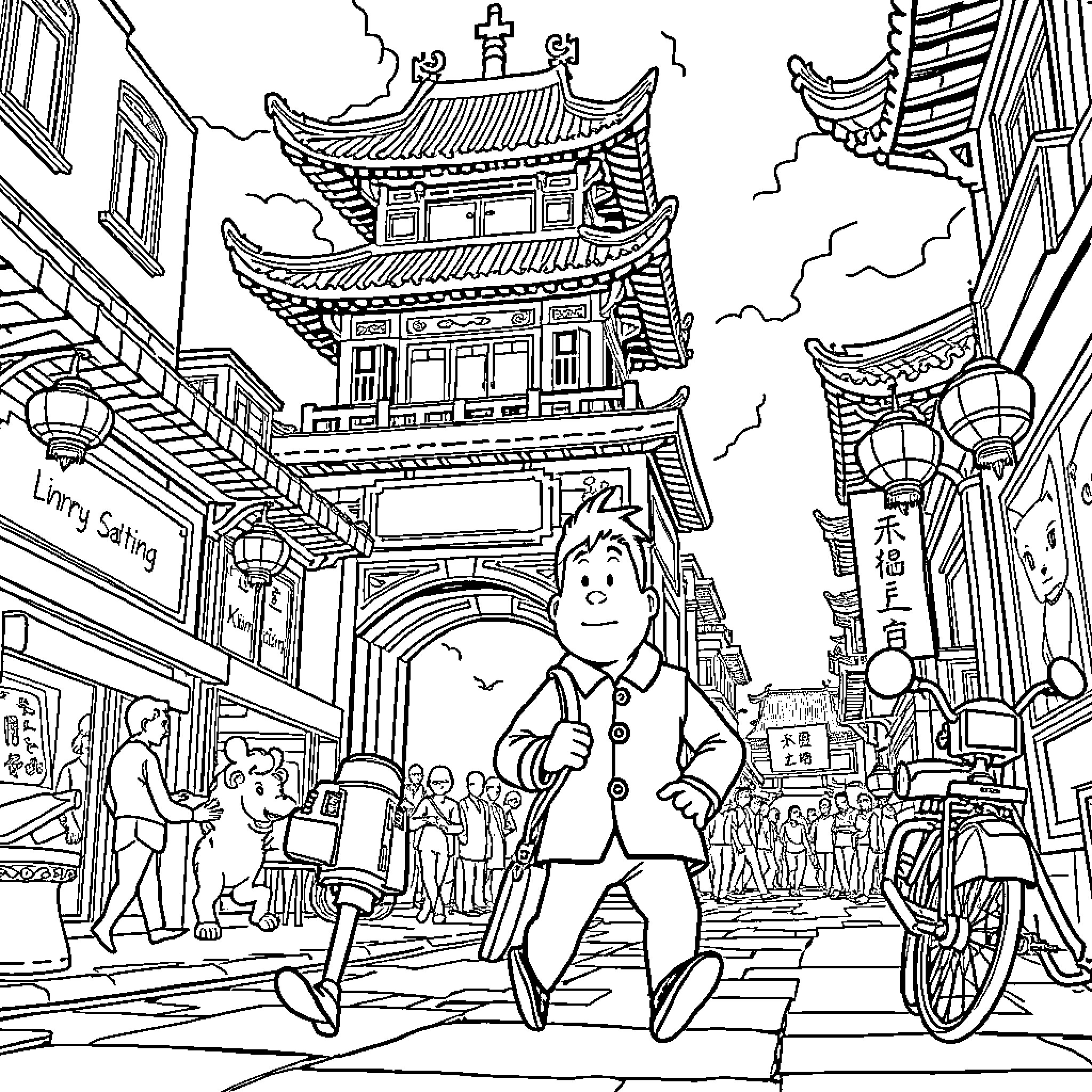 Best Tintin Coloring Pages (Free Printable PDF)