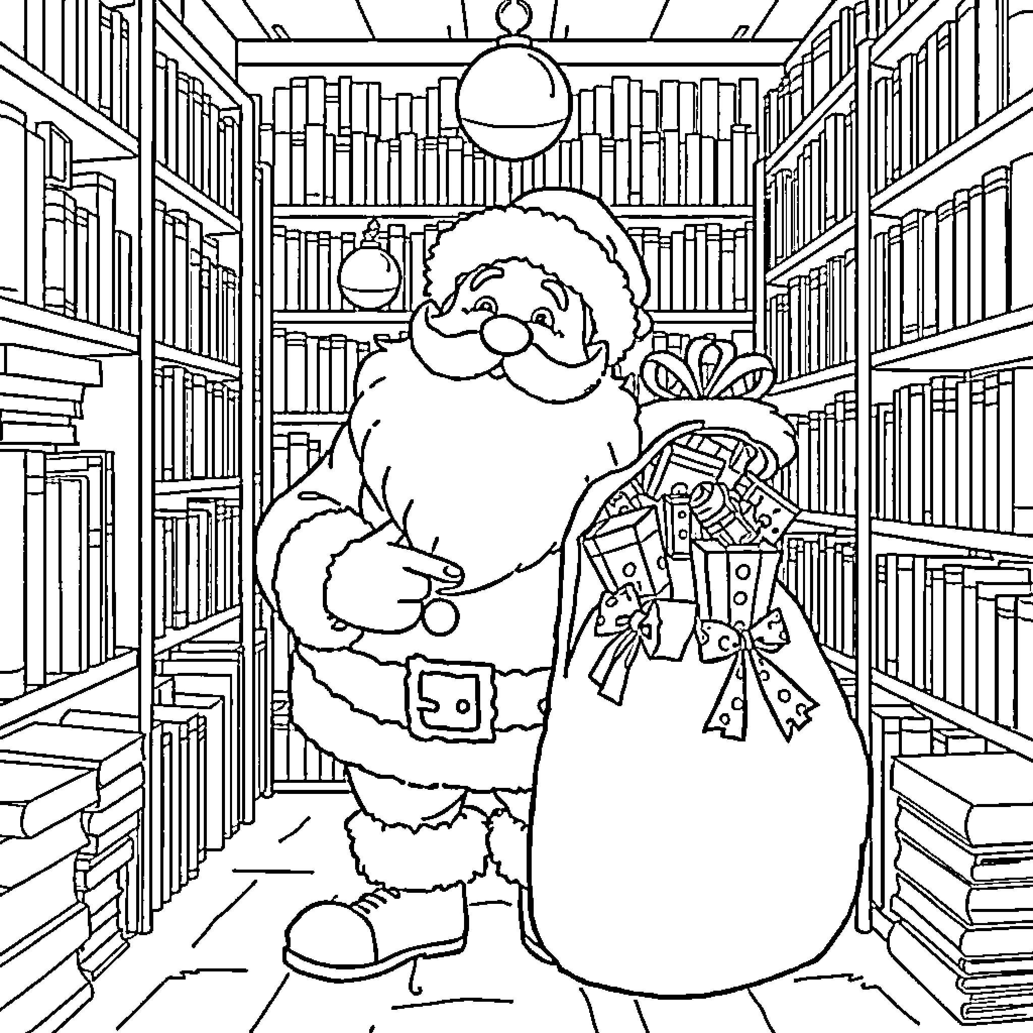 Best Santa Claus Coloring Pages (Free Printable PDF)