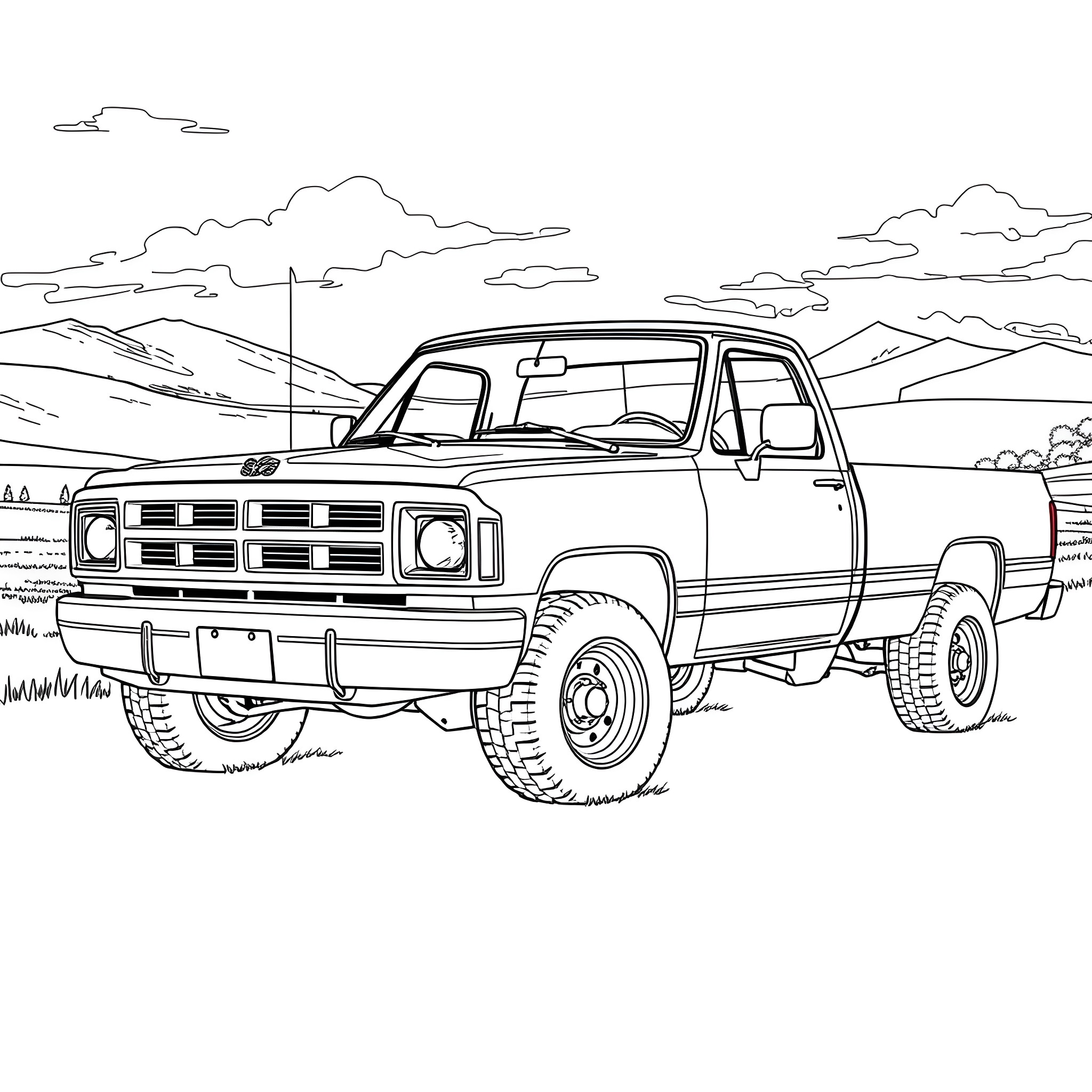 Best Dodge Ram Coloring Pages (Free Printable PDF)