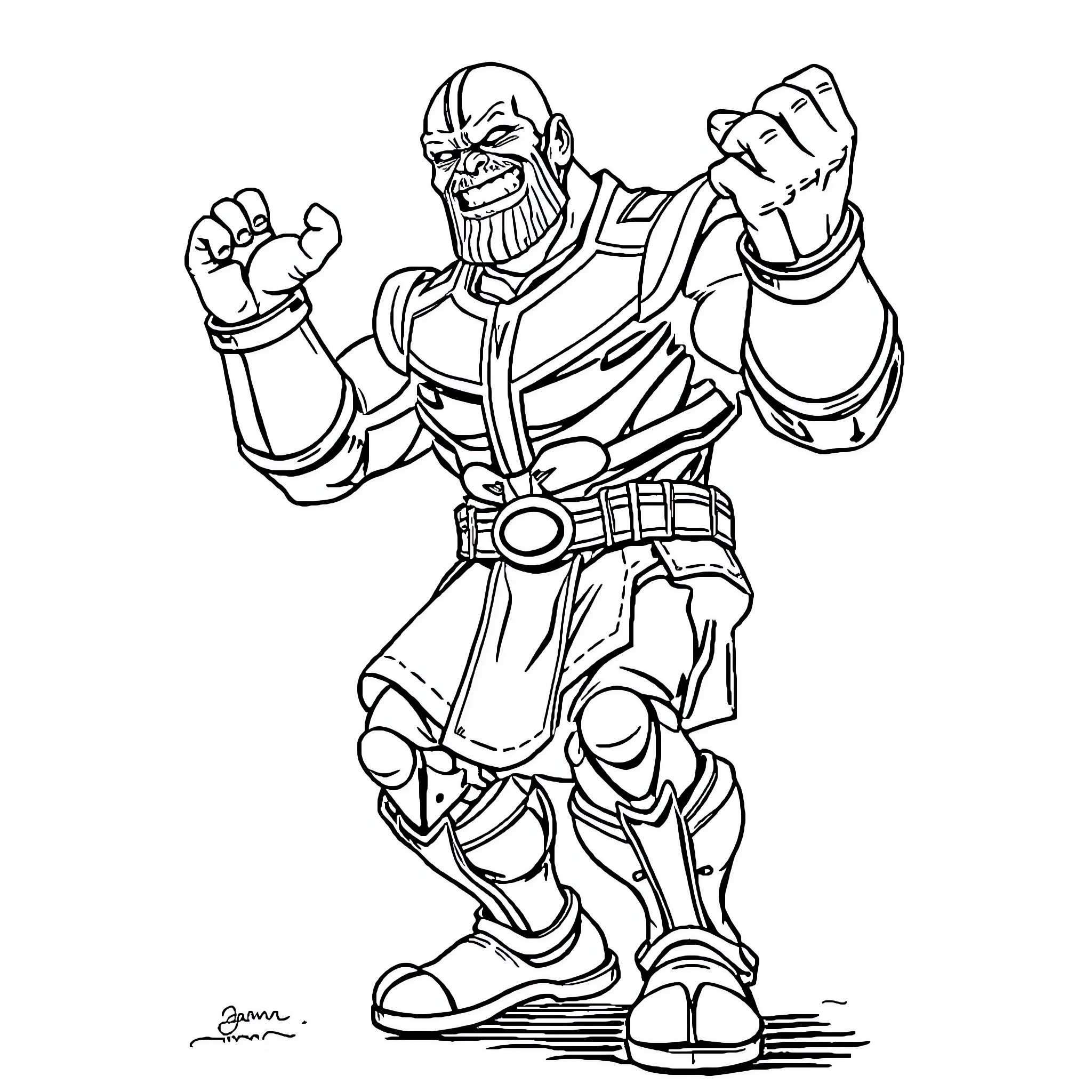 Best Thanos Coloring Pages (Free Printable PDF)