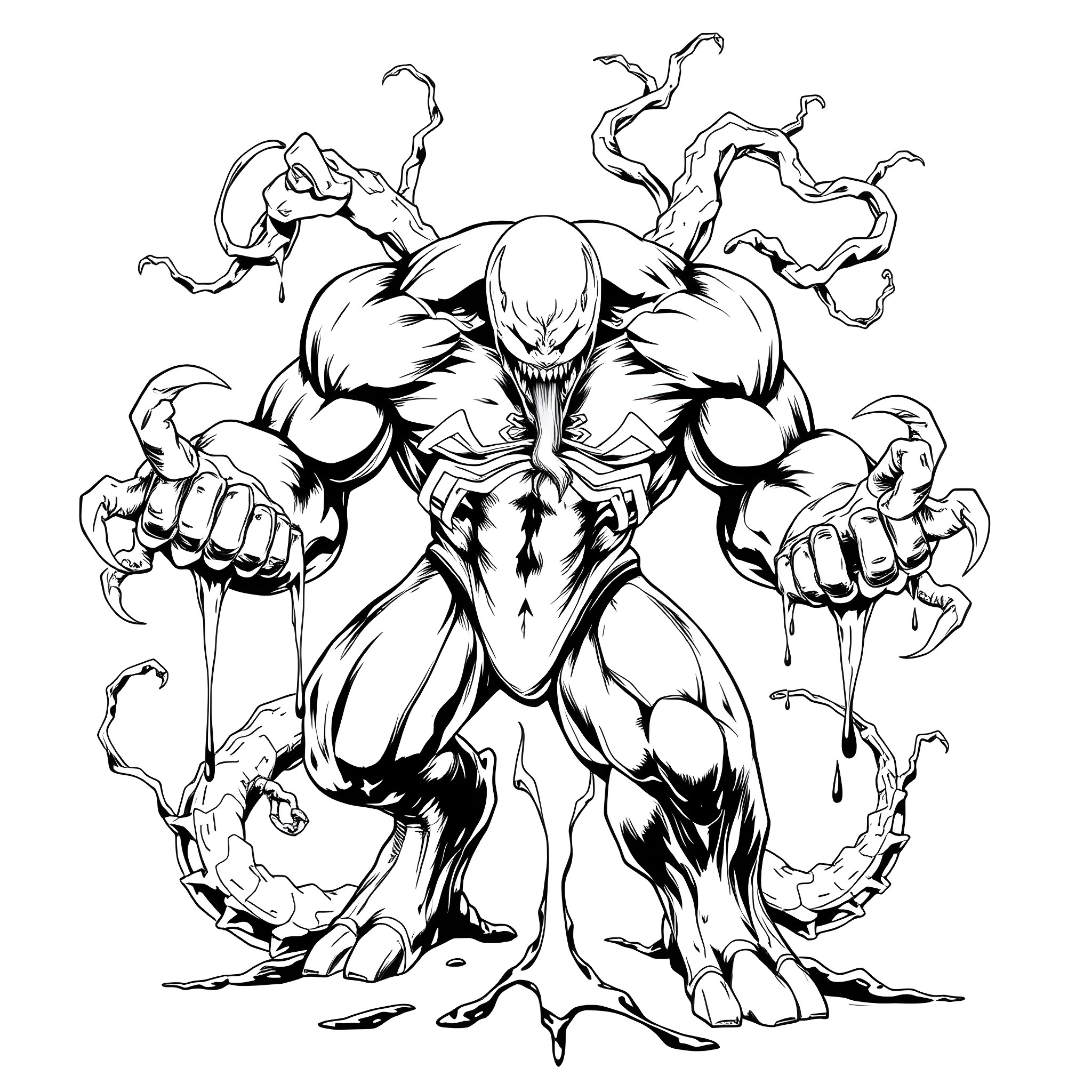 Best Venom Coloring Pages (Free Printable PDF)