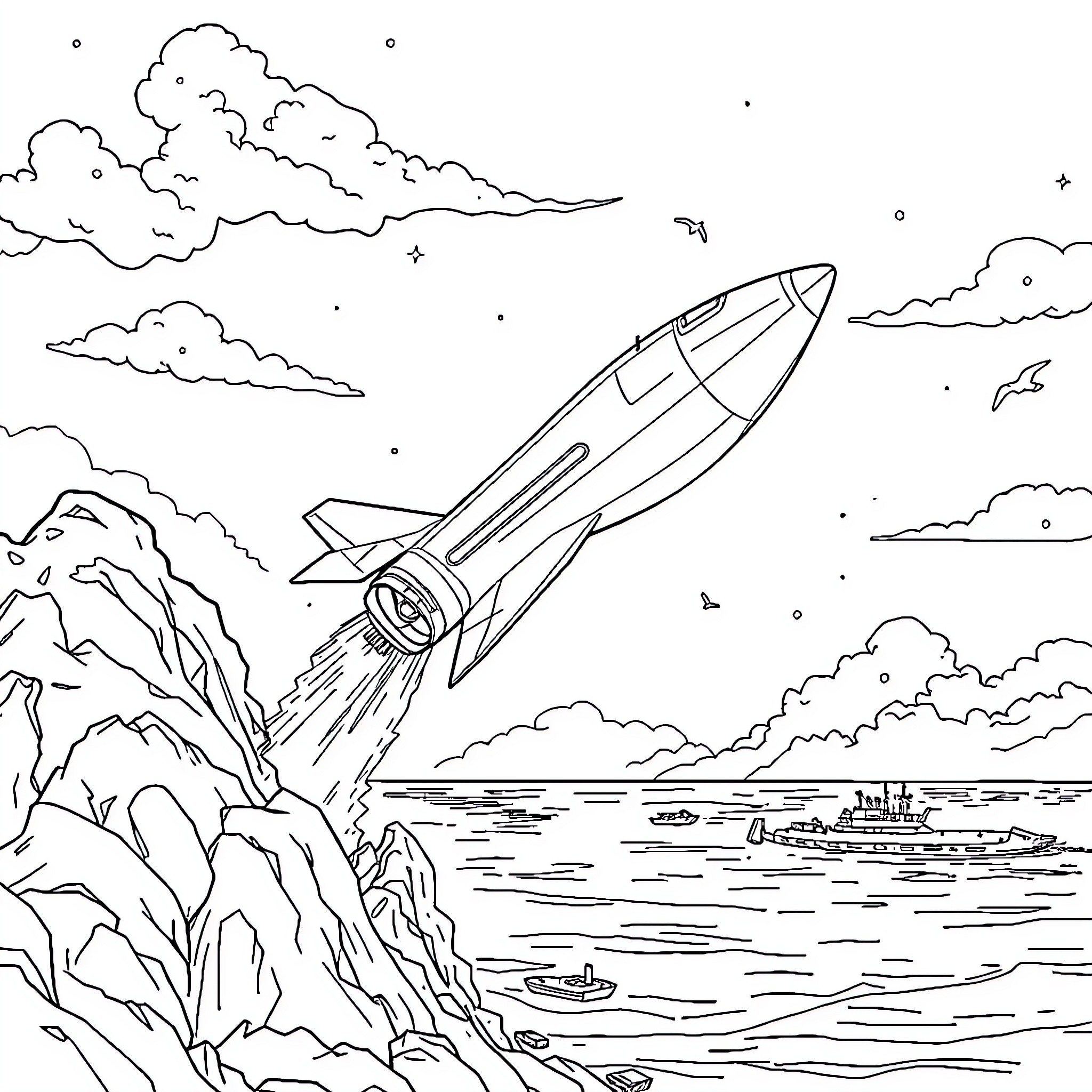 Best Cohete Coloring Pages (Free Printable PDF)