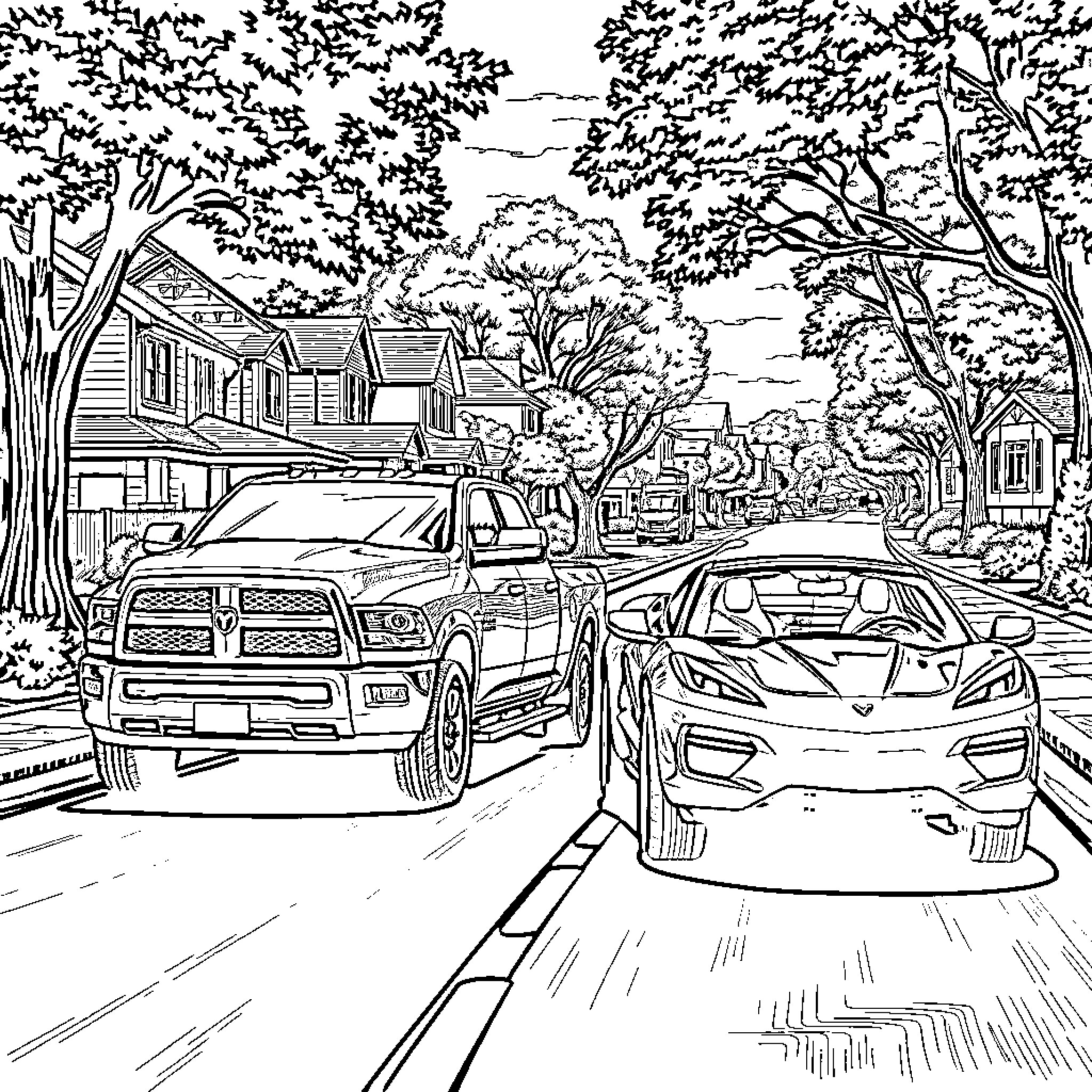 Best Dodge Ram Coloring Pages (Free Printable PDF)
